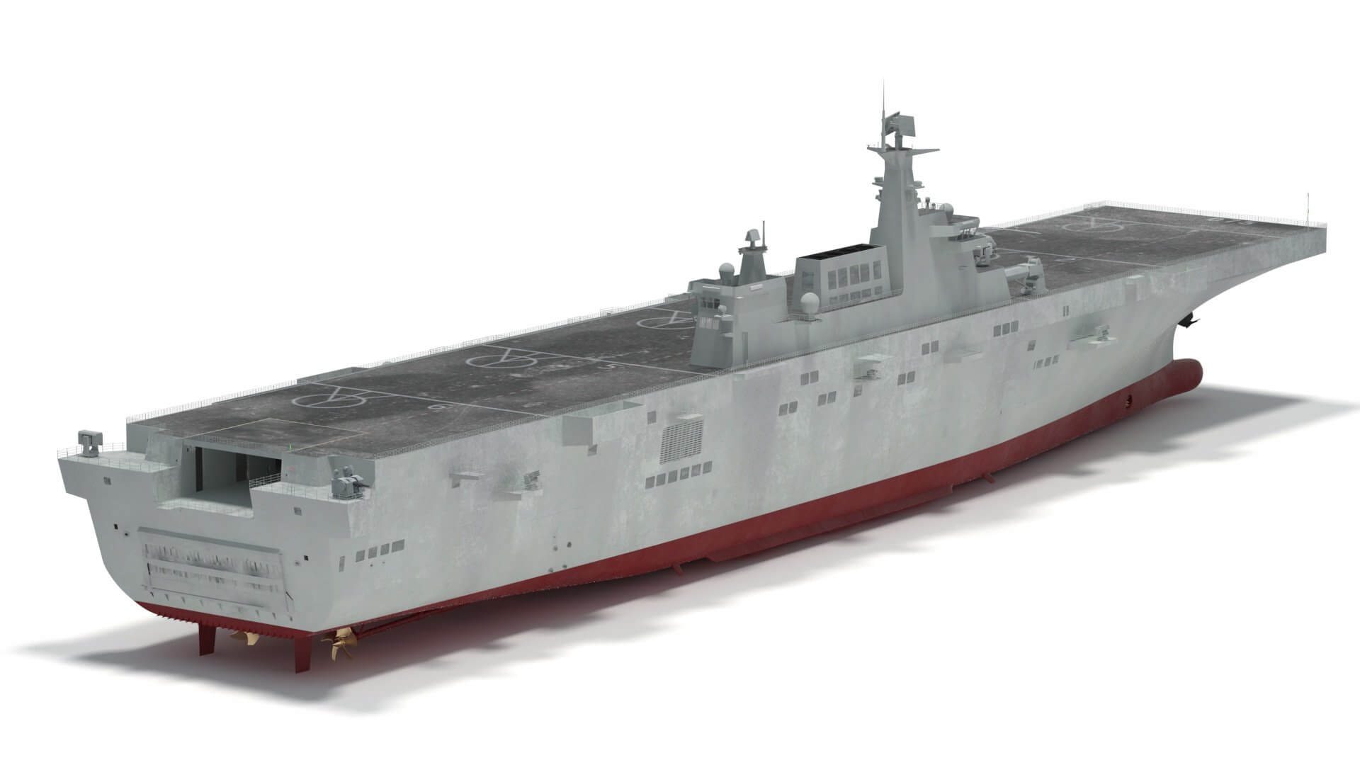 Type 075 Yushen Class - 3D Model by Mermodels
