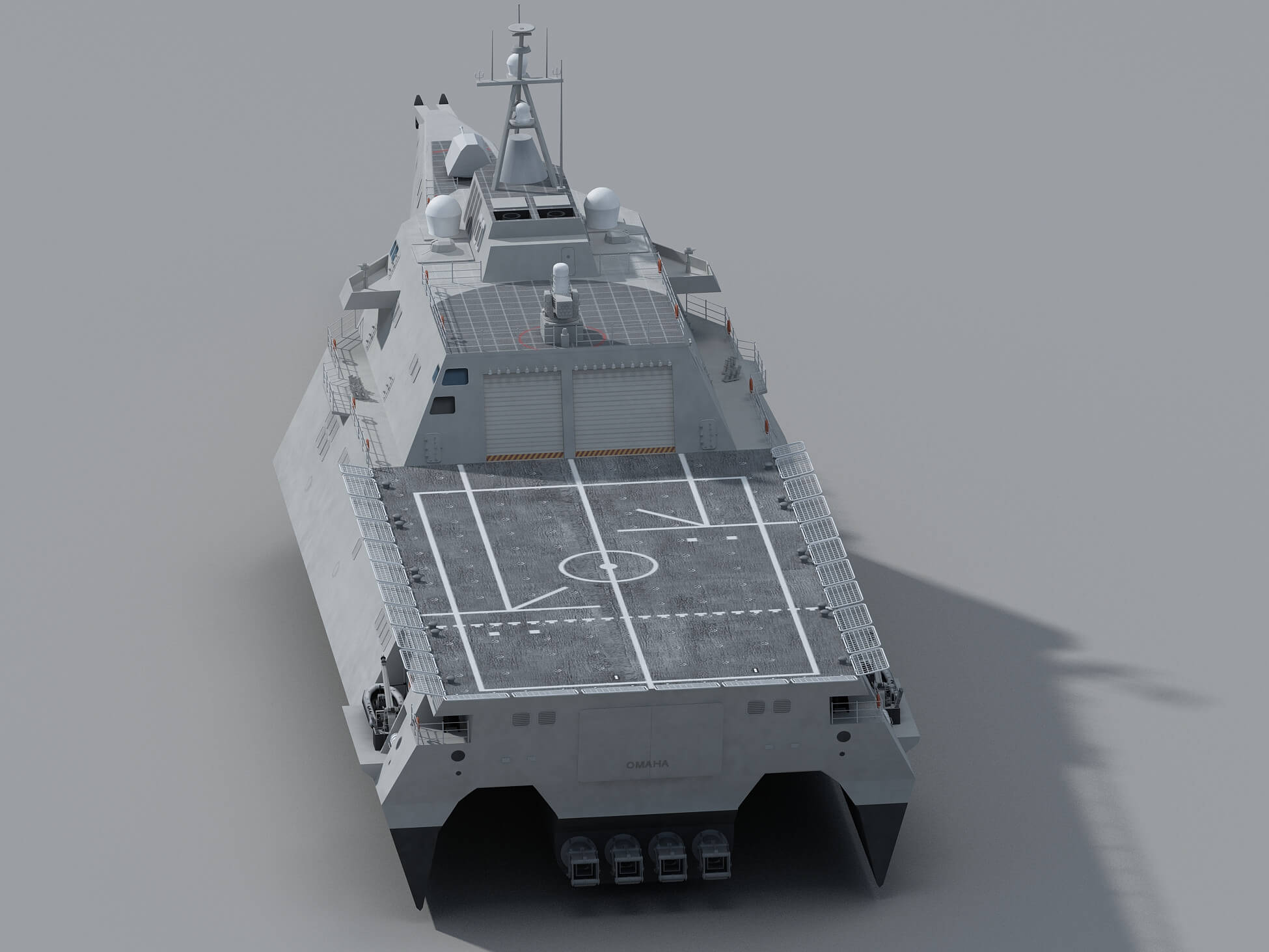 USS Omaha Lcs Class - 3D Model by Mermodels