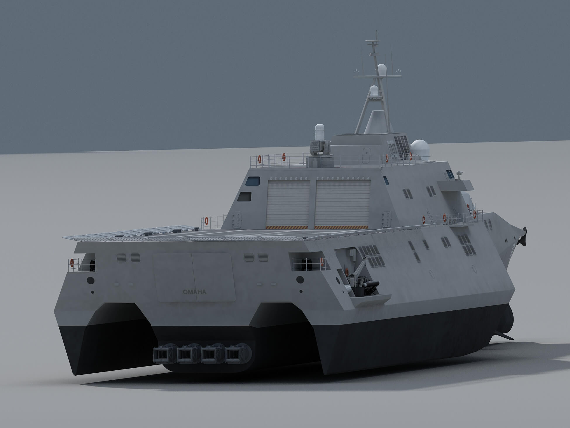 USS Omaha Lcs Class - 3D Model by Mermodels