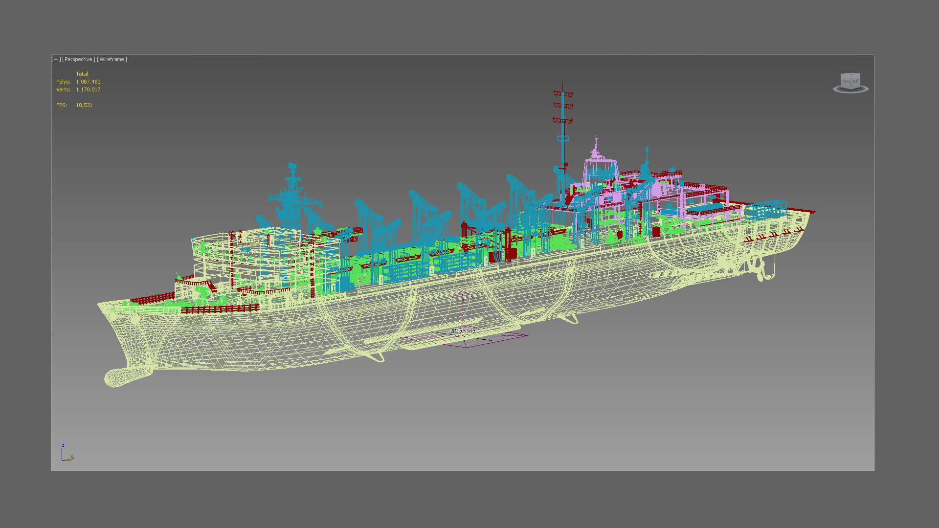 USS Seattle AOE-3 Sacramento Class 3D Model by Mermodels