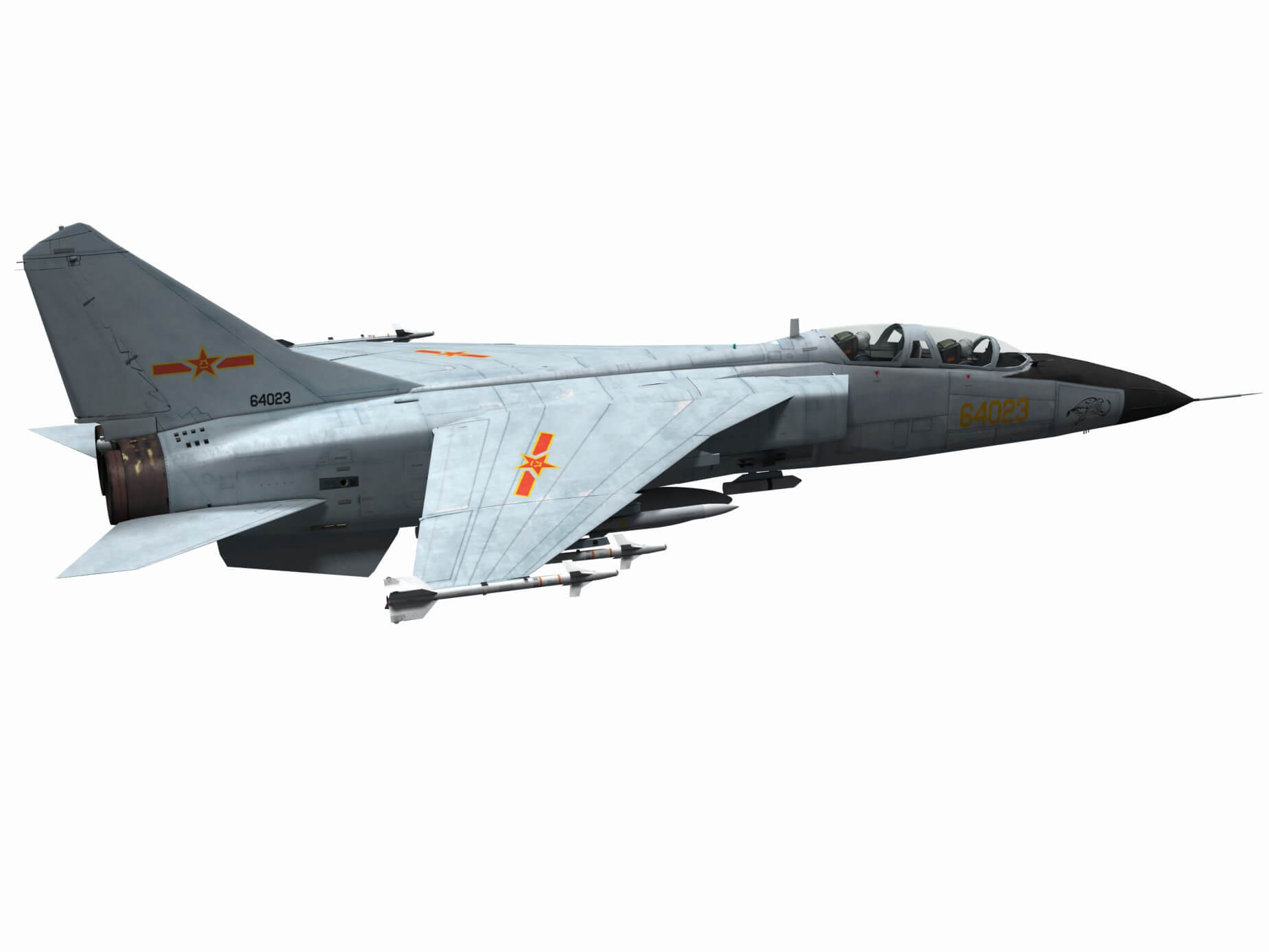 Xian Jh-7A Flounder 3D Model by Mermodels