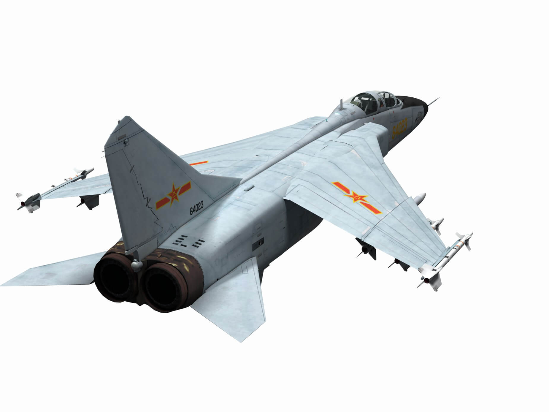 Xian Jh-7A Flounder 3D Model by Mermodels