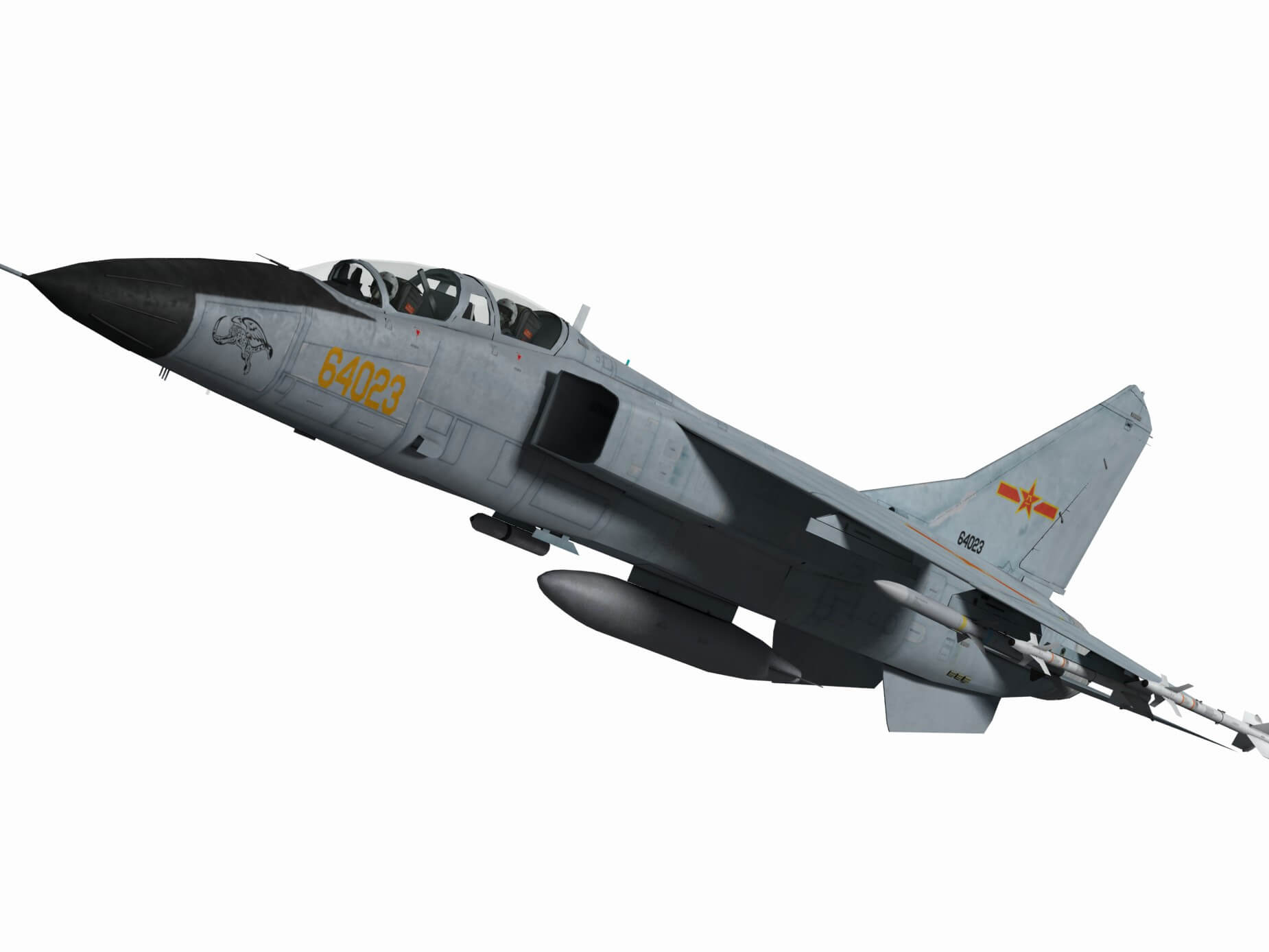 Xian Jh-7A Flounder 3D Model by Mermodels
