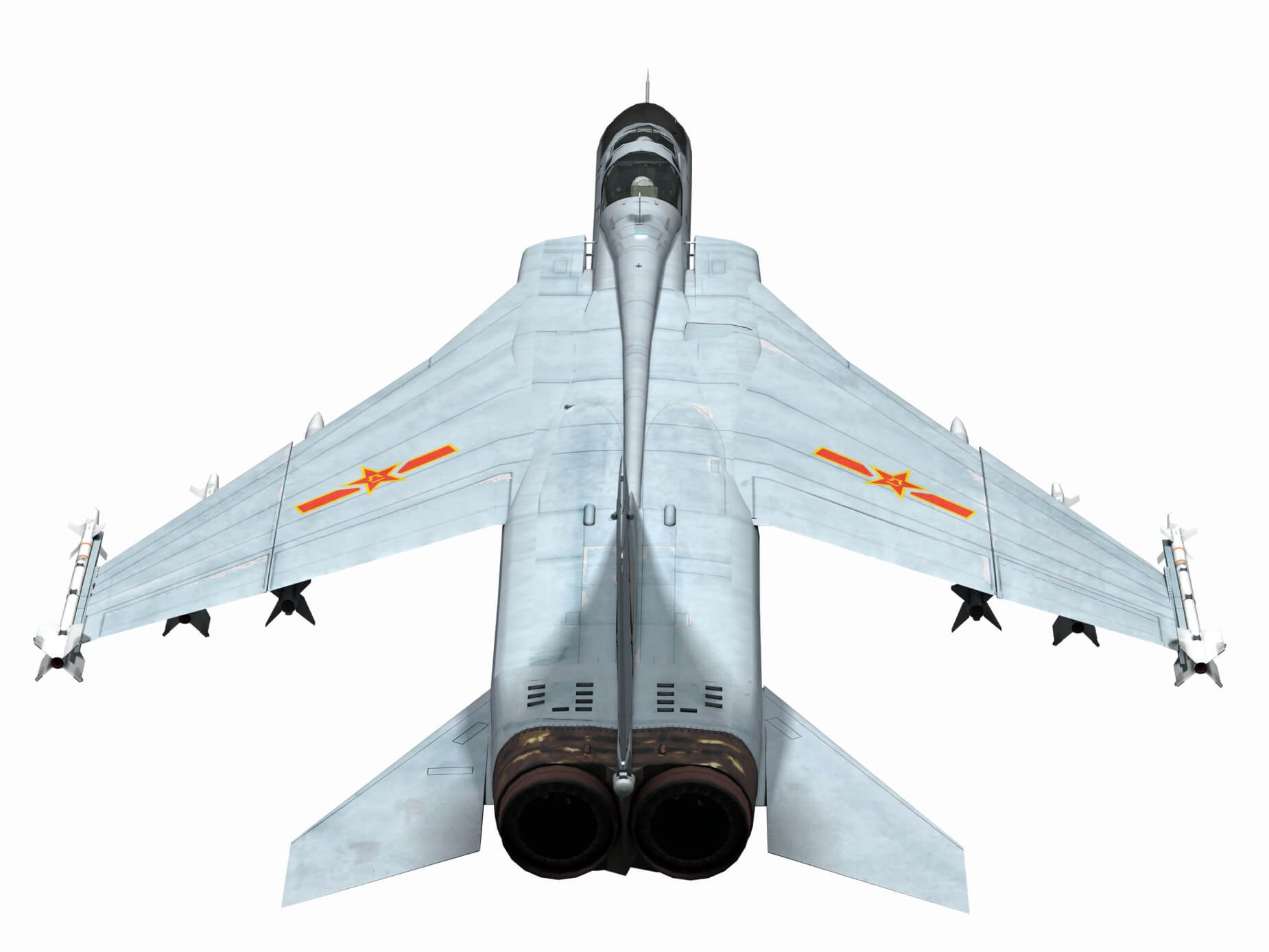 Xian Jh-7A Flounder 3D Model by Mermodels