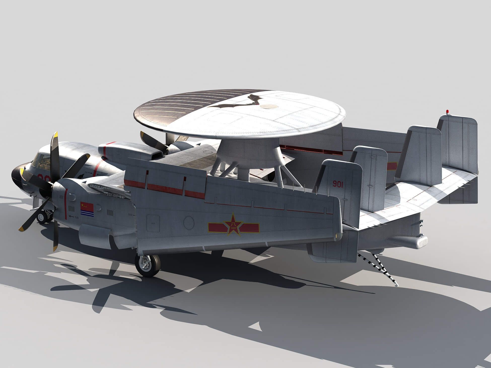Xian XJ-600 AEW 3D Model by Mermodels