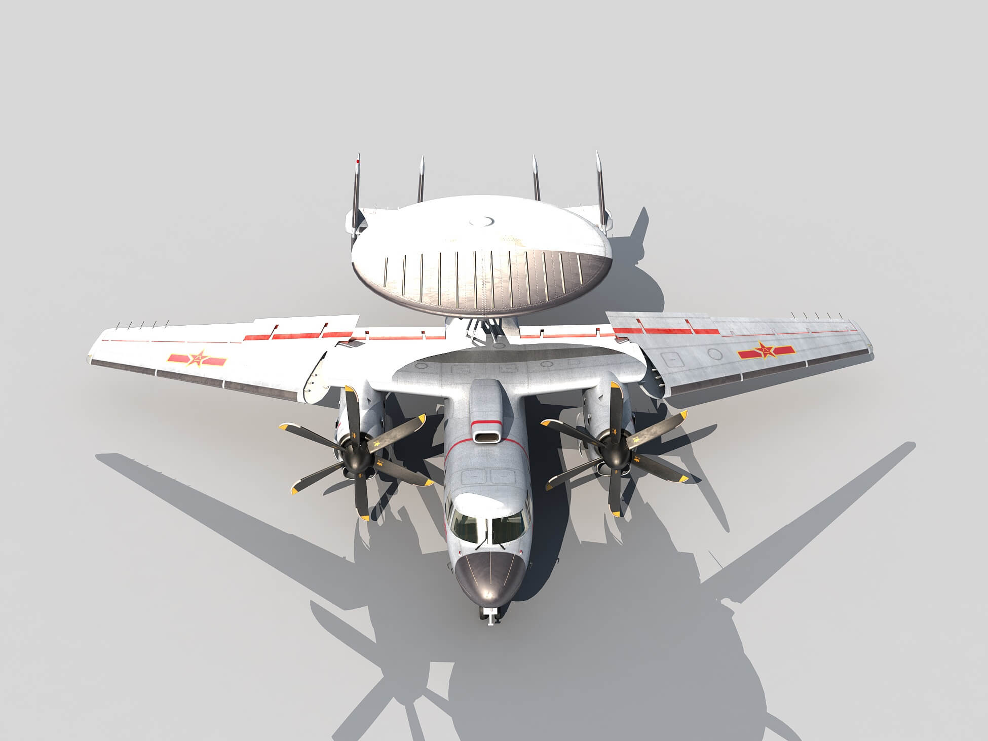 Xian XJ-600 AEW 3D Model by Mermodels