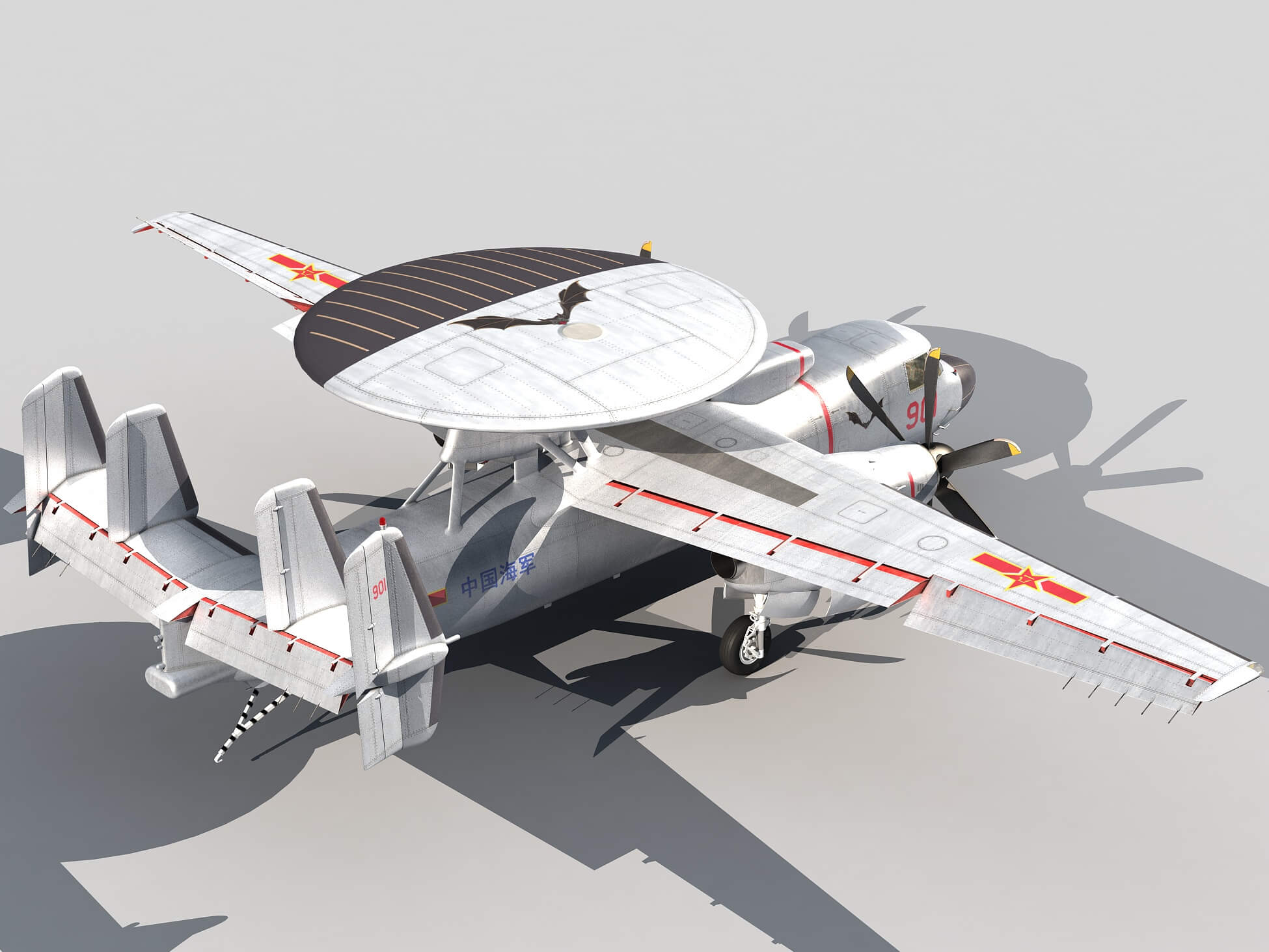 Xian XJ-600 AEW 3D Model by Mermodels