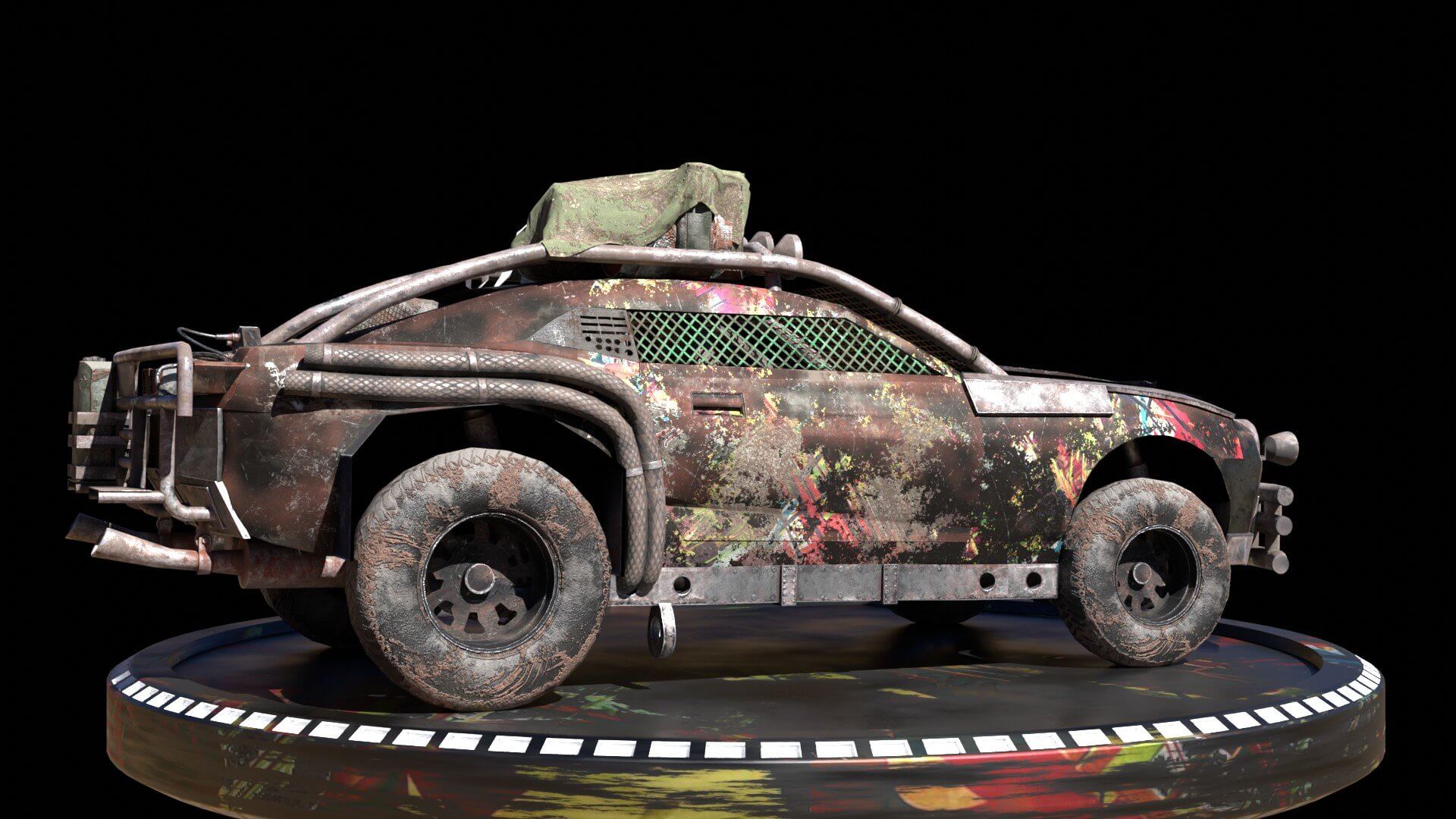 Car Apocalypse - 3D Model by MertKaradag