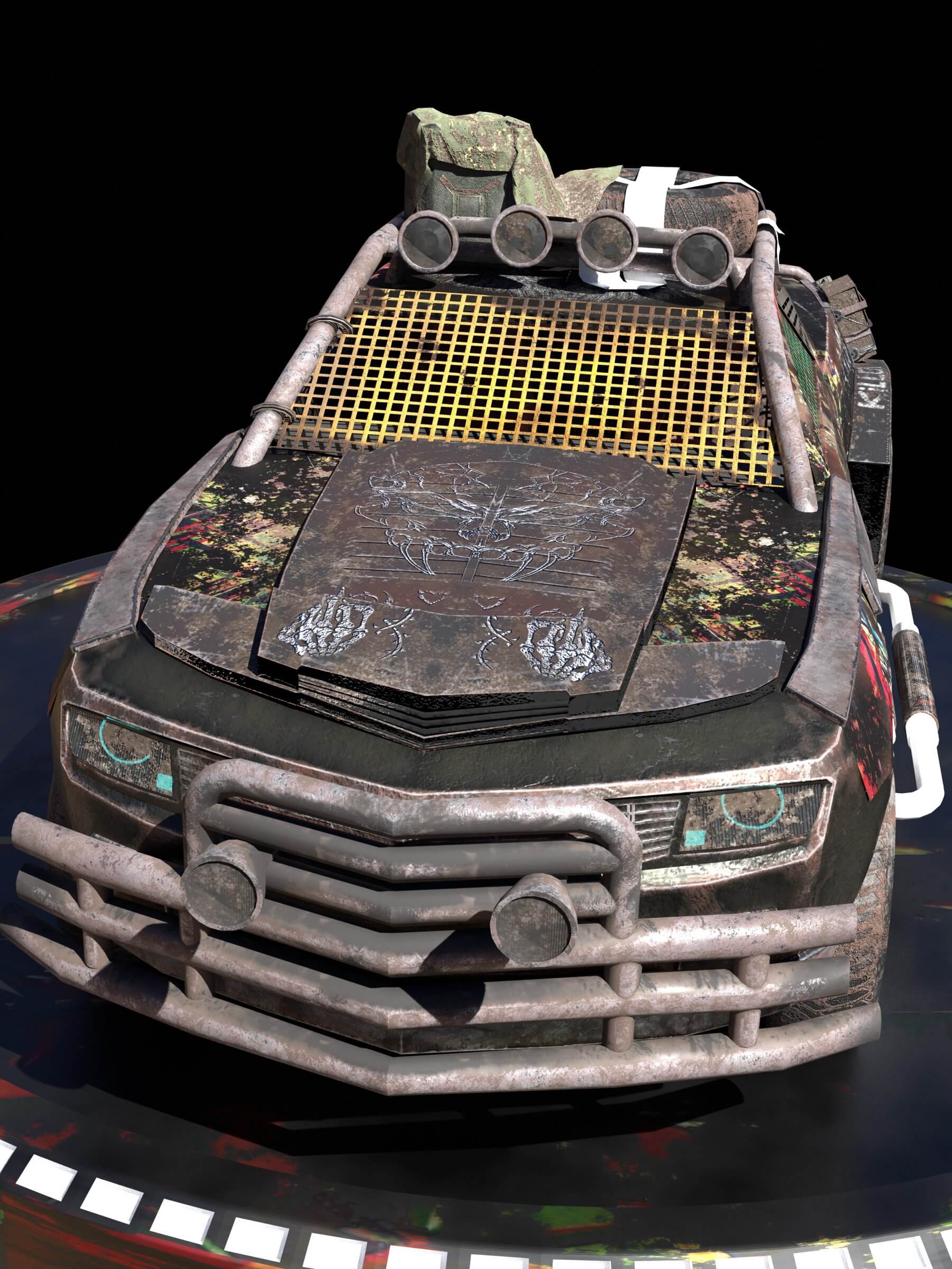 Car Apocalypse - 3D Model by MertKaradag