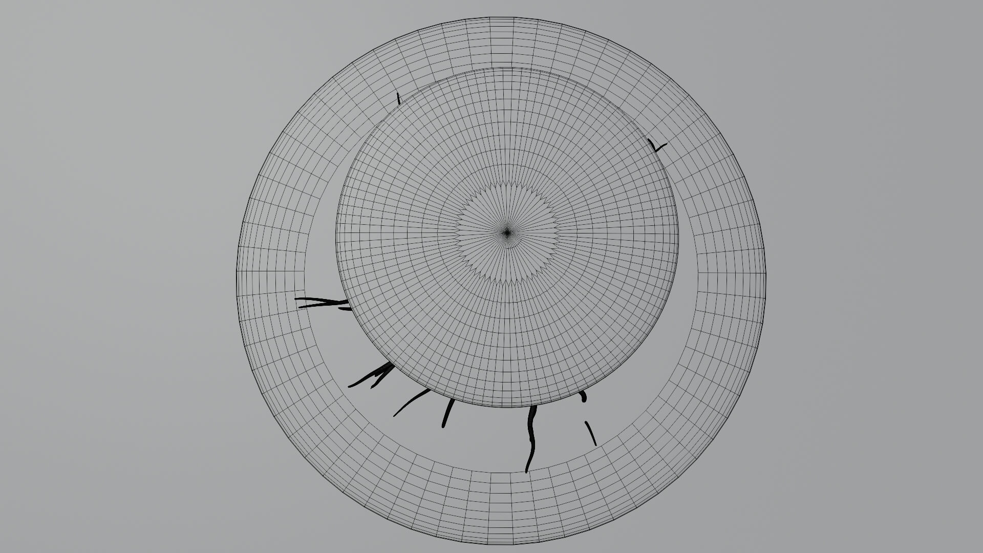 3D Model of a Glass Table by Mes4