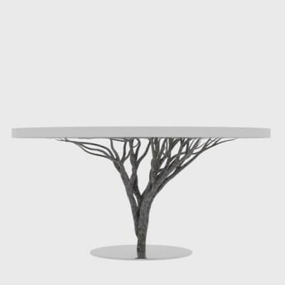 3D Model of a Glass Table by Mes4