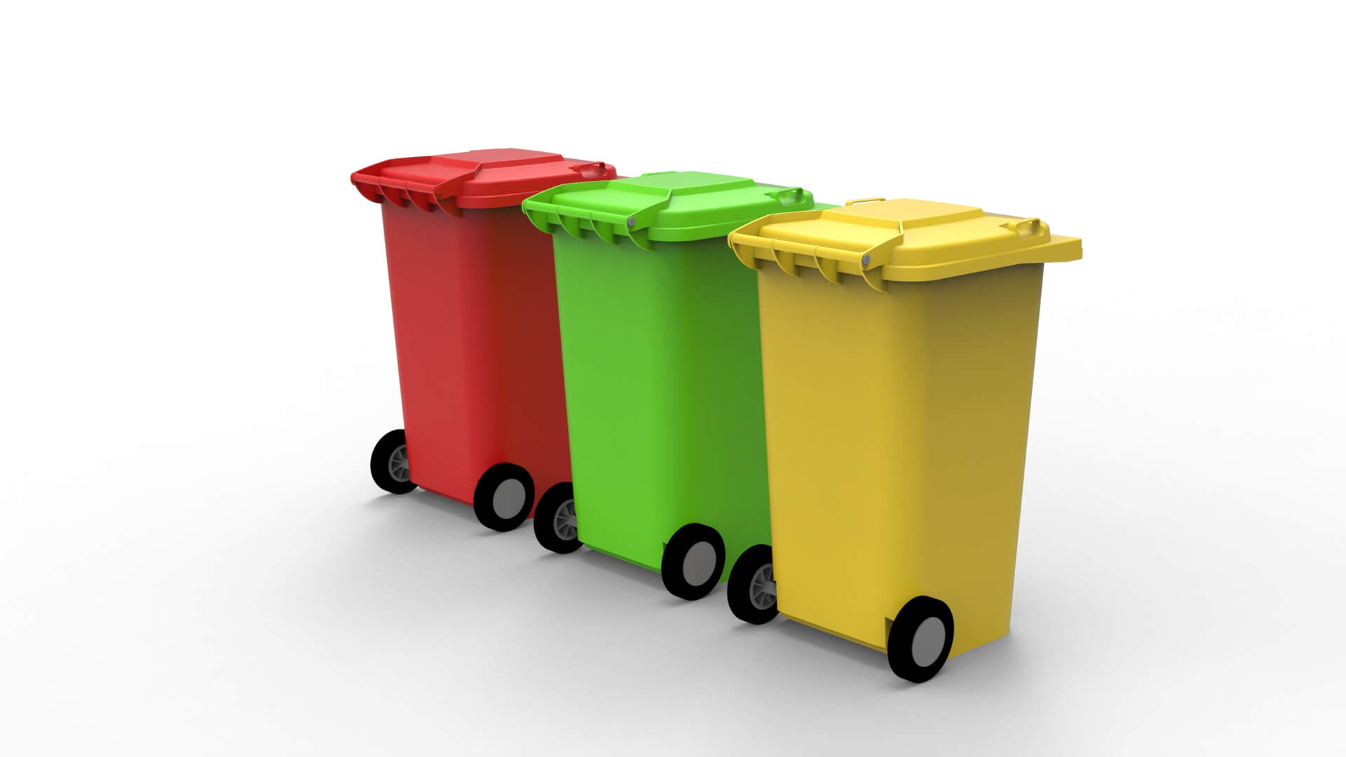 Dustbin/Garbage Bin - 3D Model by Mesh Designer