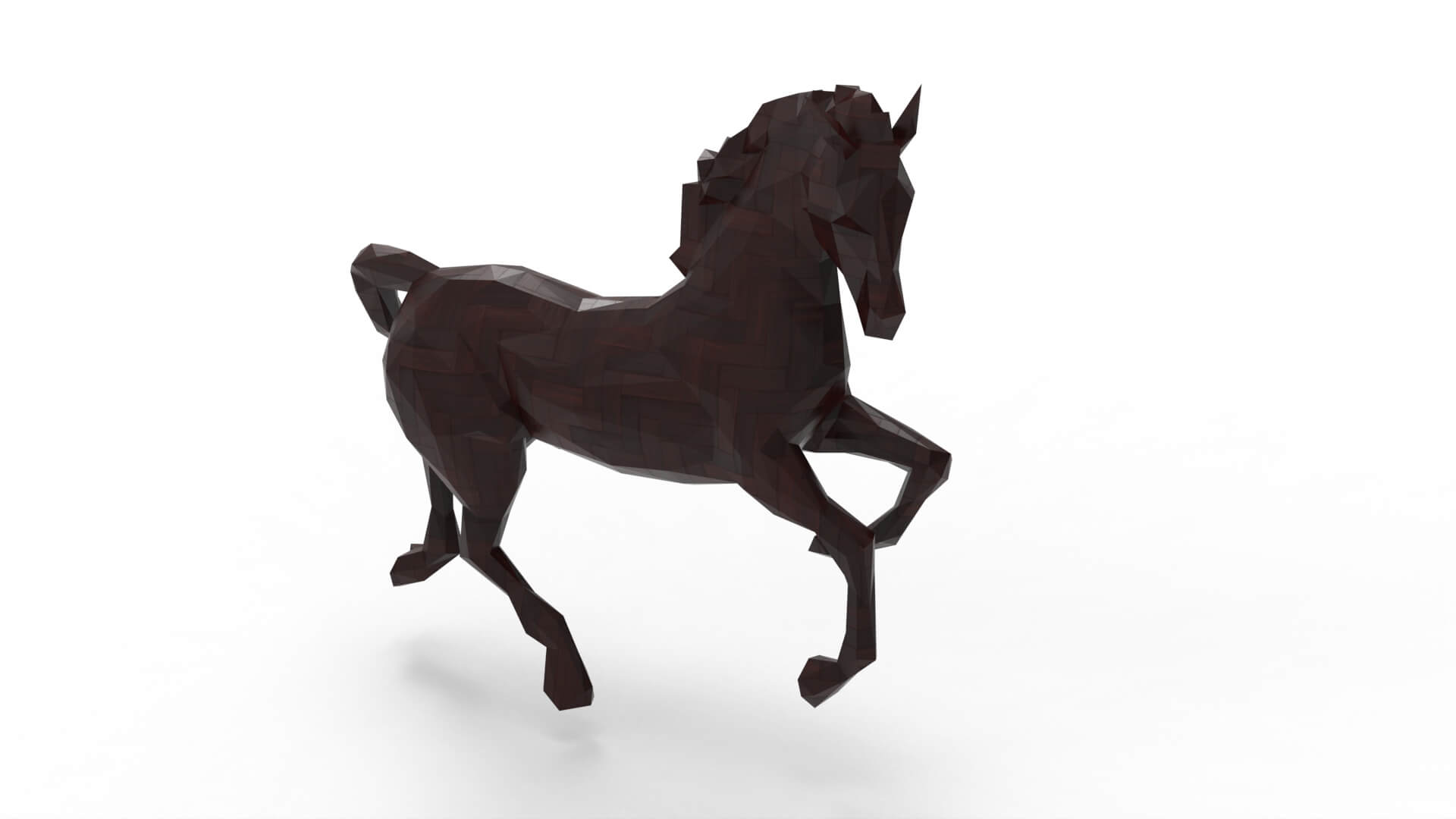 Low Poly Horse - 3D Model by Mesh Designer