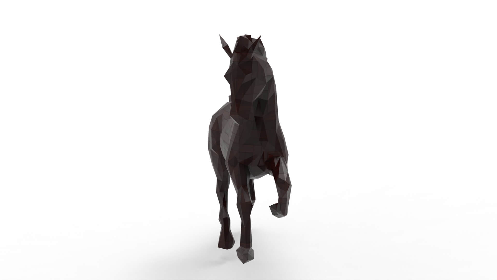 Low Poly Horse - 3D Model by Mesh Designer