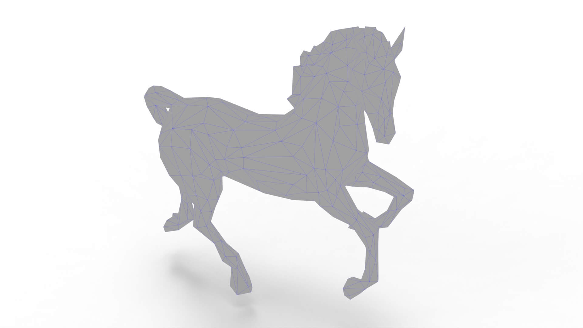 Low Poly Horse - 3D Model by Mesh Designer