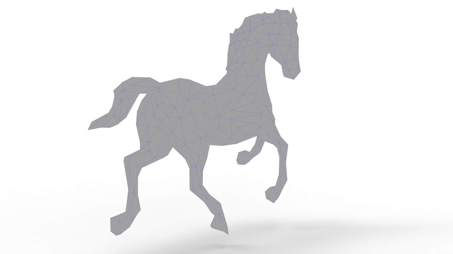 Low Poly Horse - 3D Model by Mesh Designer