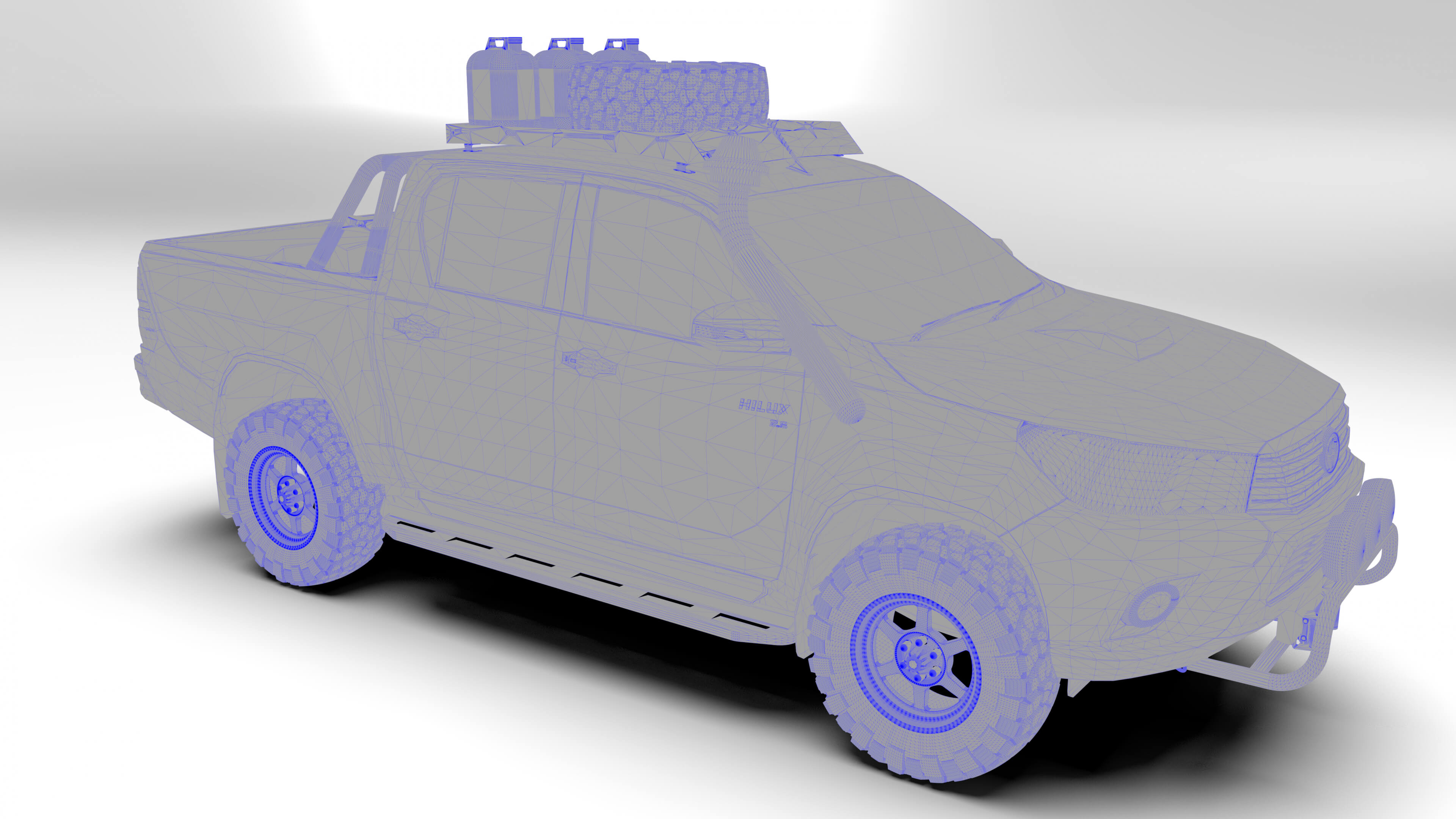 Toyota Hilux Double Cabin - 3D Model by Mesh Designer