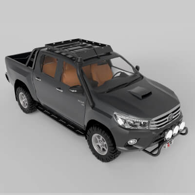 Toyota Hilux Double Cabin - 3D Model by Mesh Designer