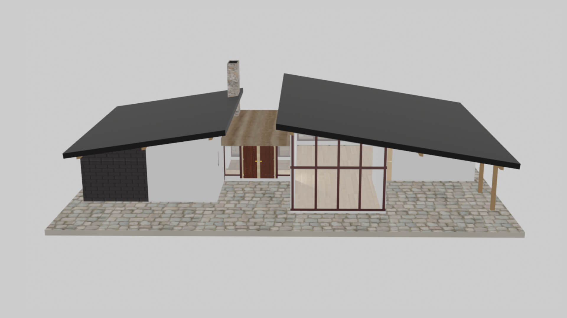 House - Free 3D Model by MeshMajesty