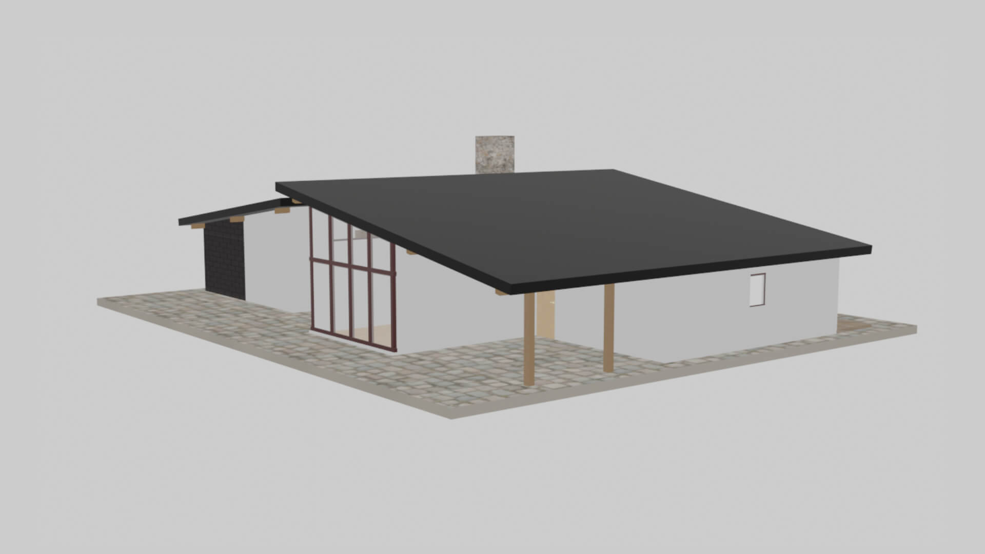 House - Free 3D Model by MeshMajesty
