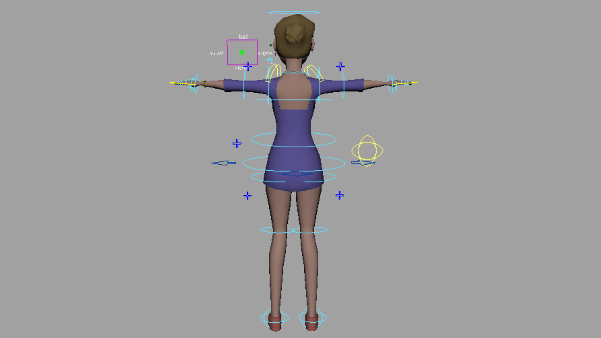 Free Rigged Girl - Free 3D Model by MeshMajesty