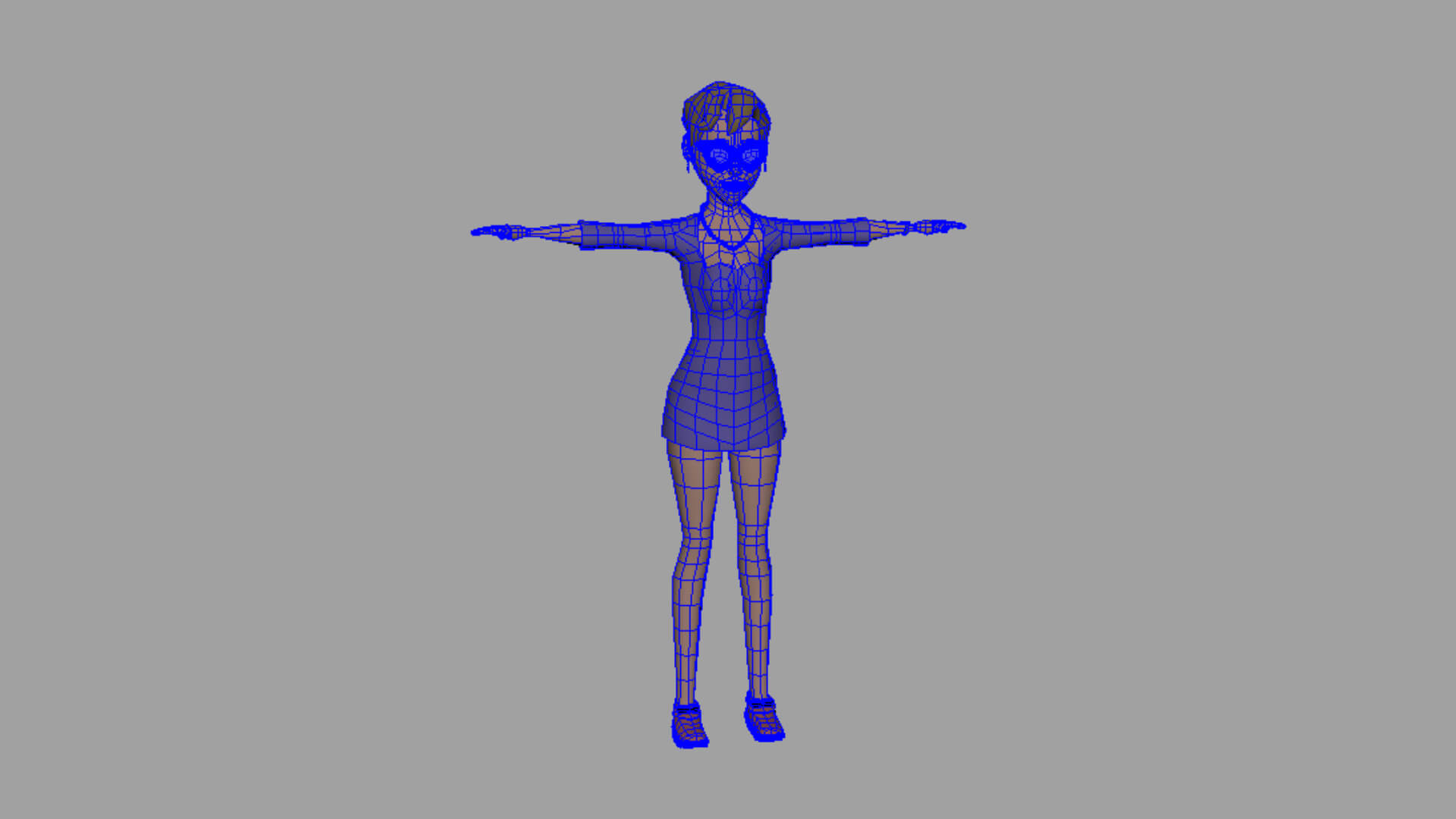 Girl - Free 3D Model by MeshMajesty