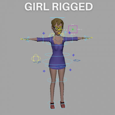 Girl - Free 3D Model by MeshMajesty
