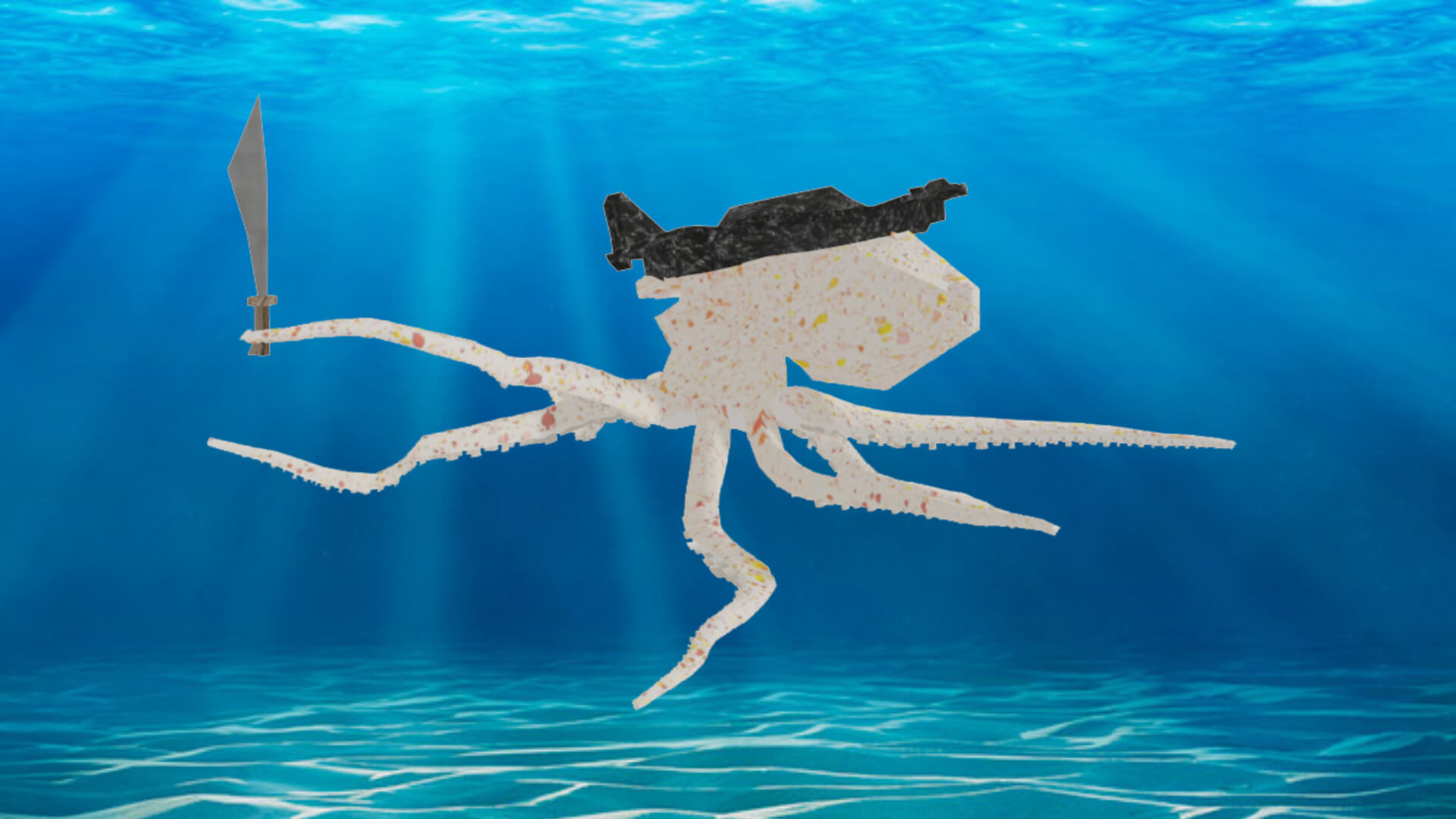 Octopus Free Low Poly 3D Model by MeshMajesty