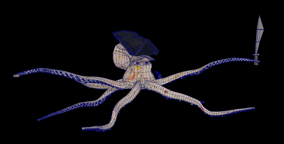 Octopus - Free 3D Model by MeshMajesty