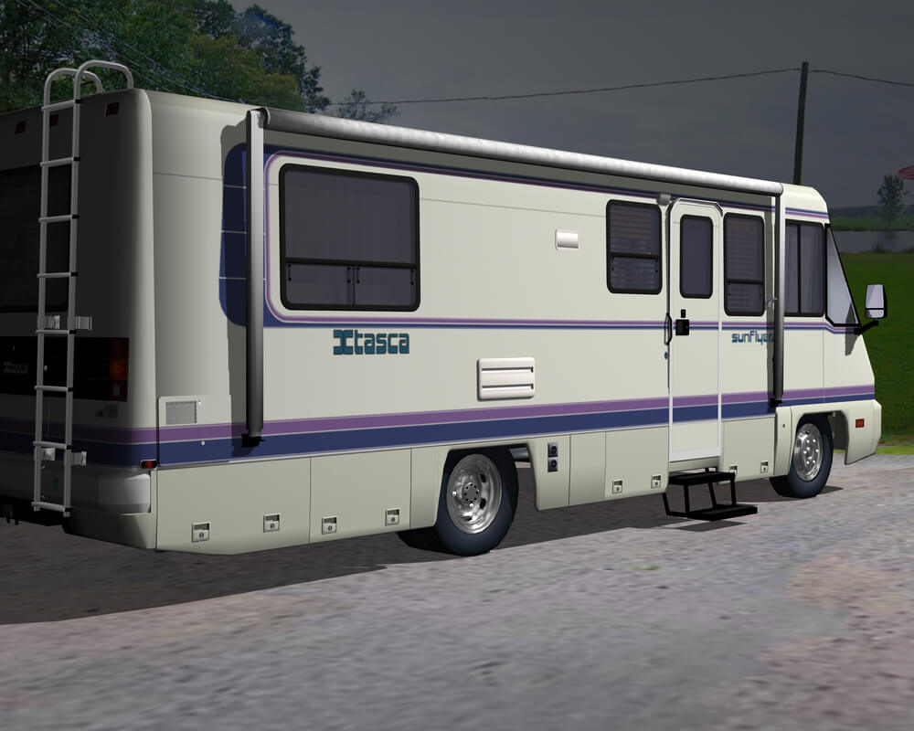 Sunflyer 3D Render, Digital Art by MeshWorks3d