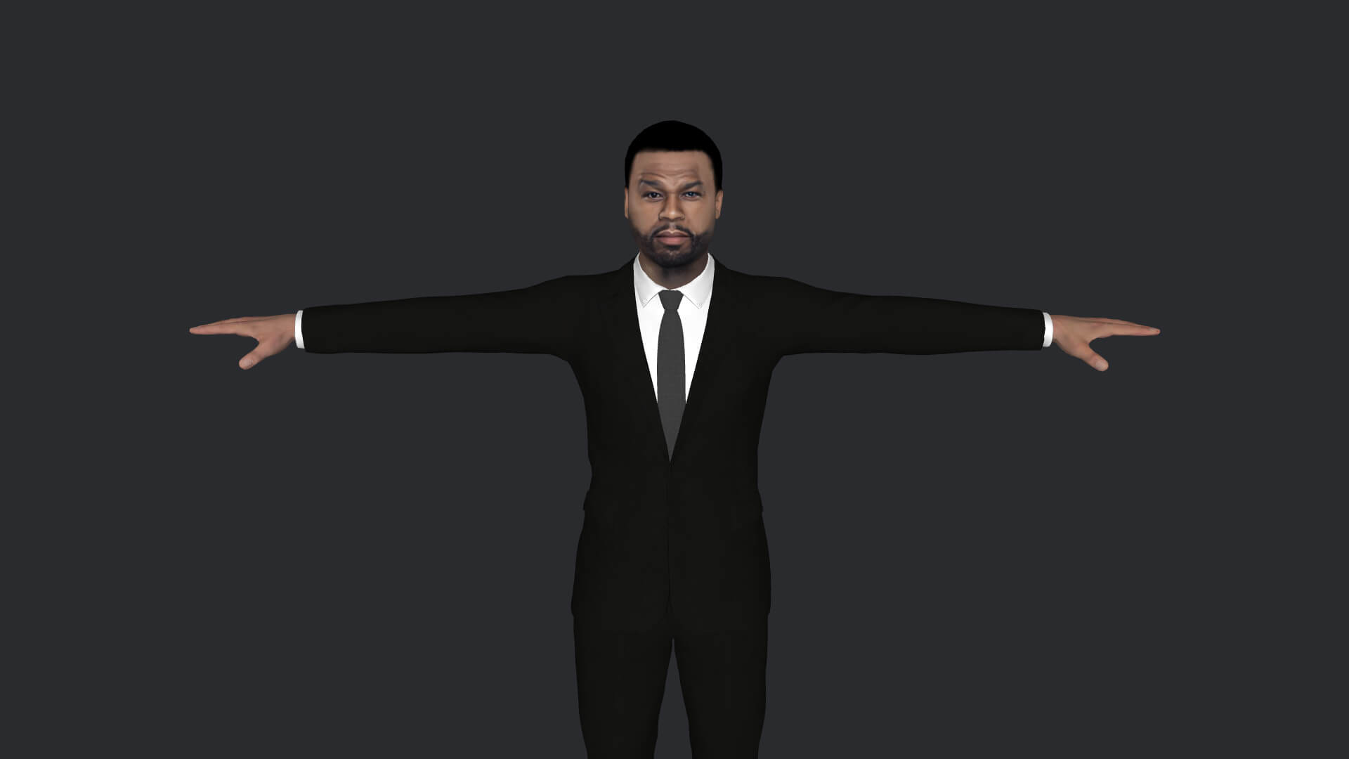 50 Cent Hyper Realistic Full Body Fully Rigged Character - 3D Model by ...