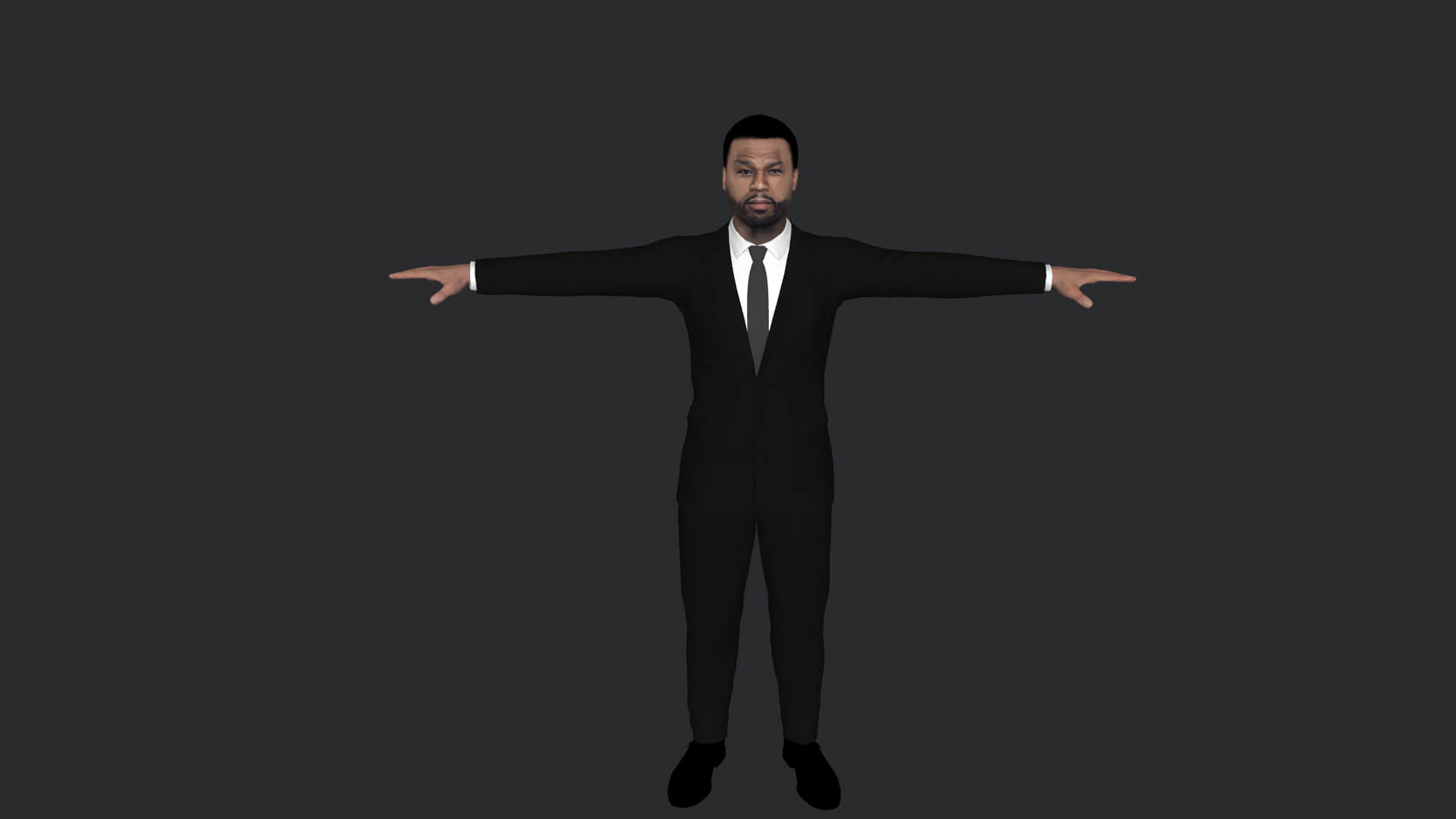 50 Cent Hyper Realistic Full Body Fully Rigged Character - 3D Model by meta avatars