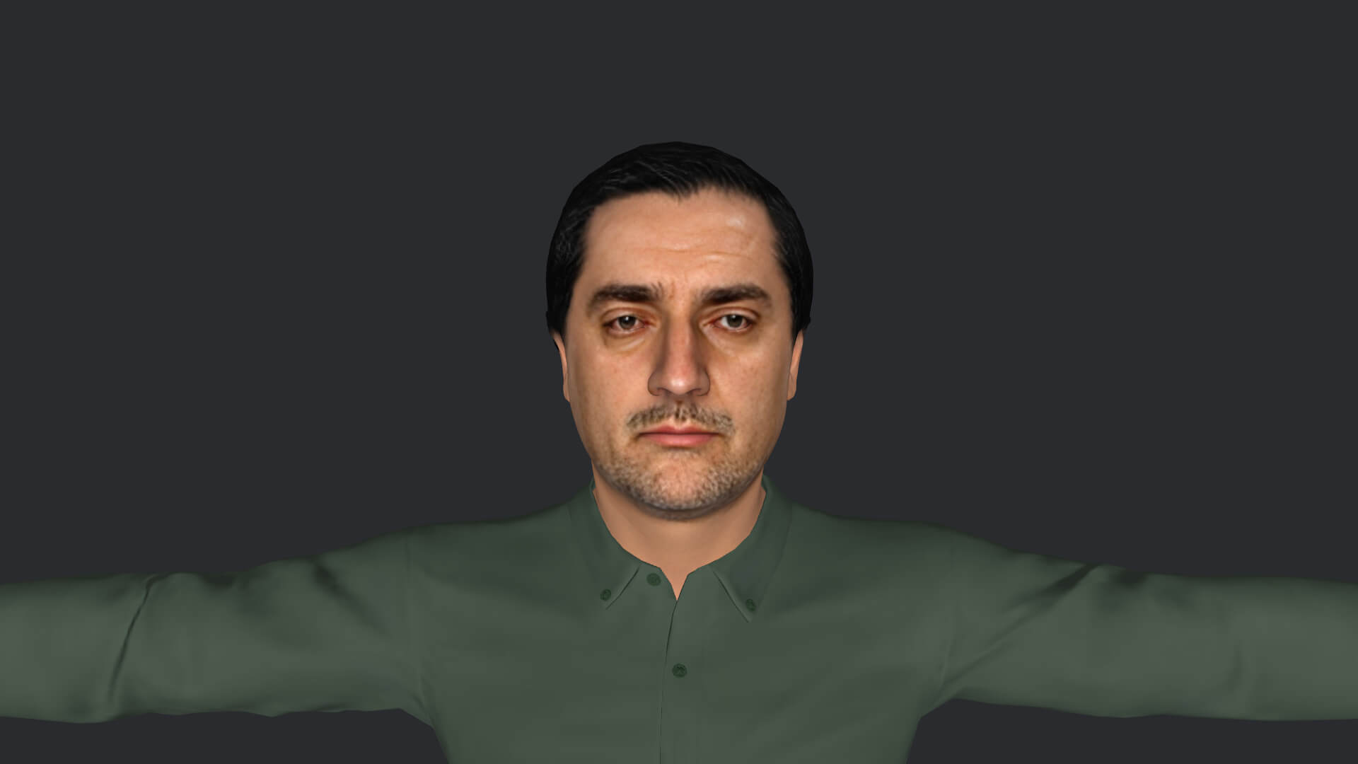 Abdullah Abdullah Realistic Full Body Fully Rigged Character - 3D Model ...