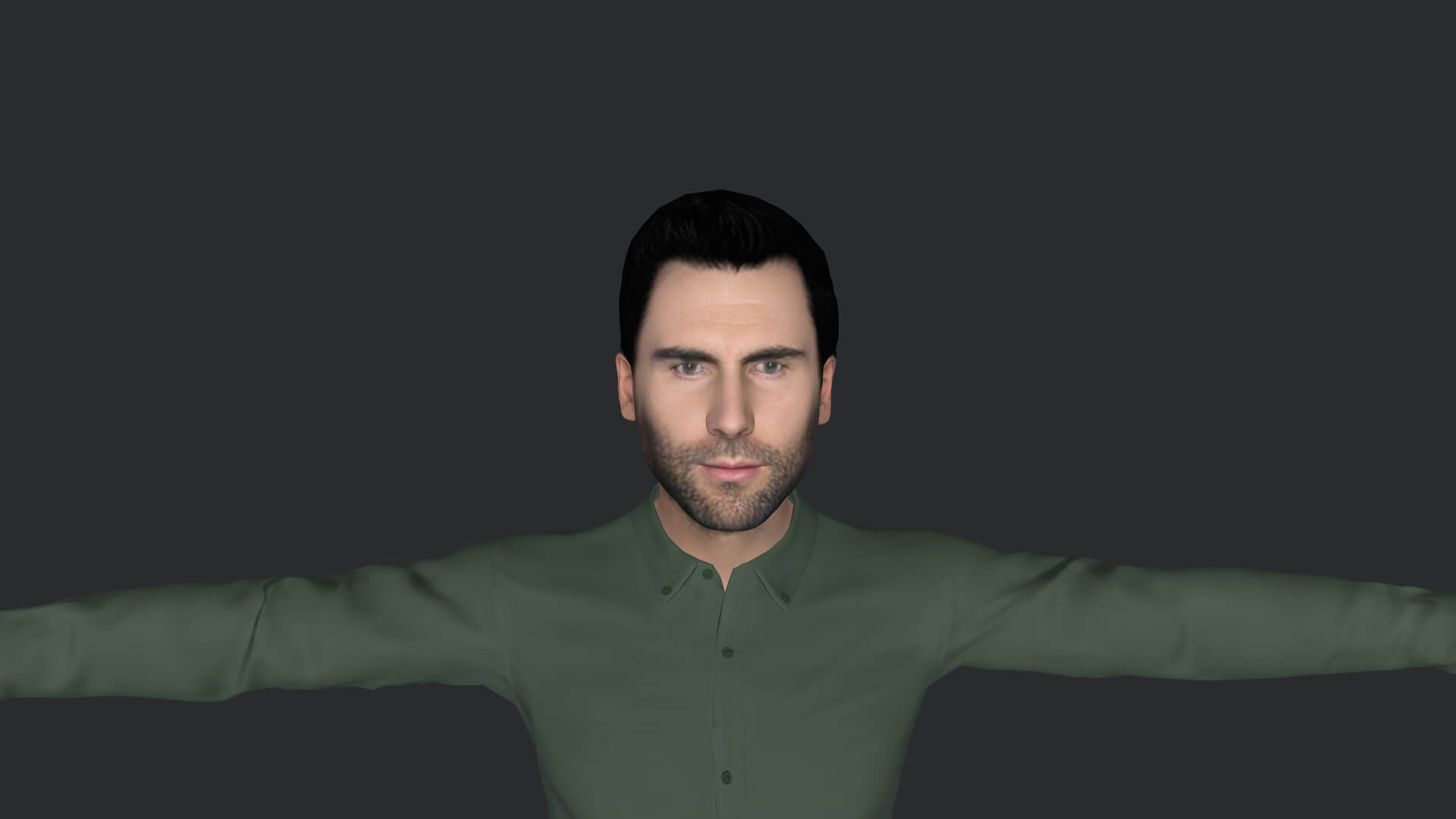 Adam Levine Realistic Full Body Fully Rigged Character - 3D Model by ...