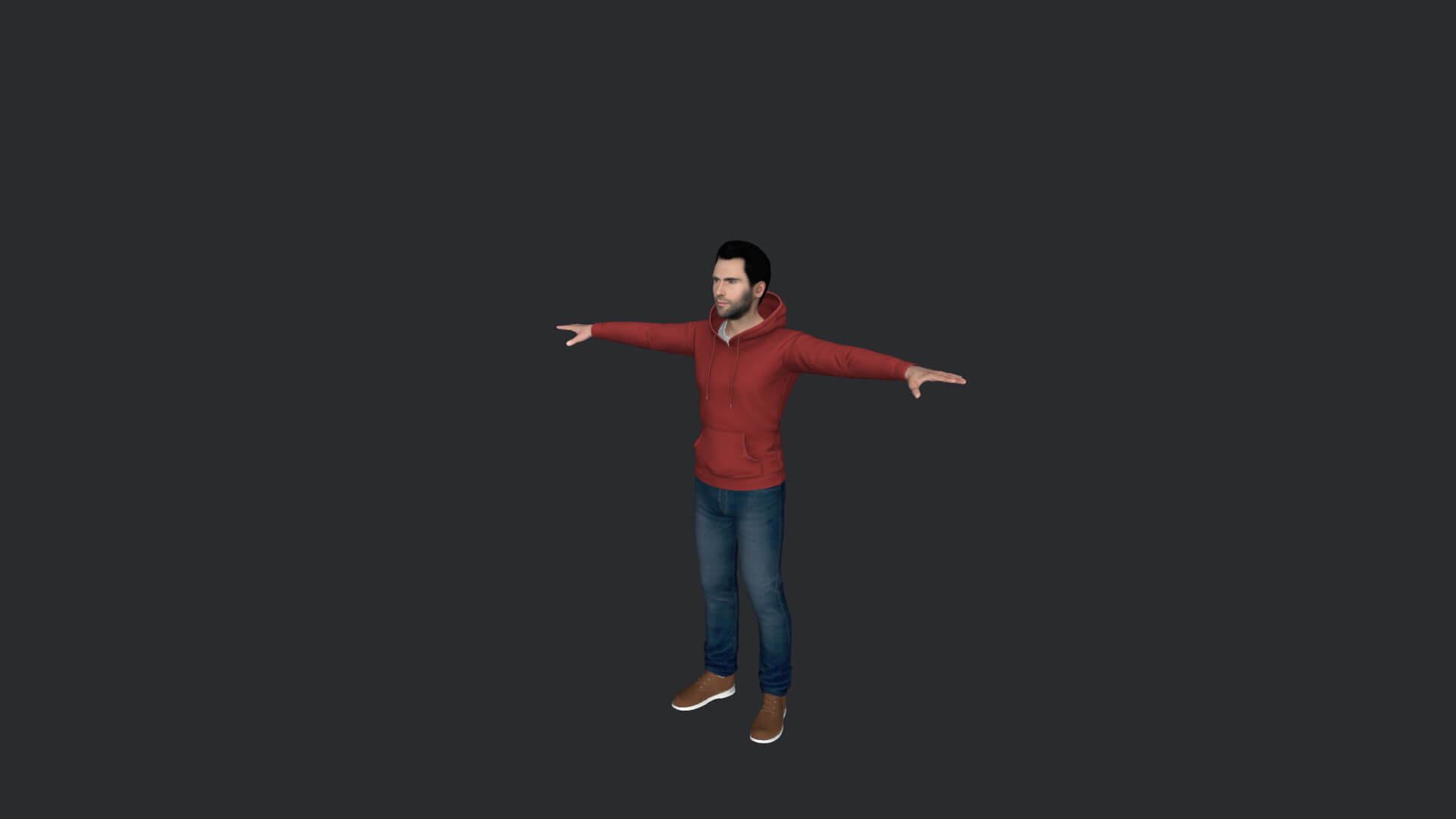 Adam Levine Realistic Full Body Fully Rigged Character - 3D Model by ...
