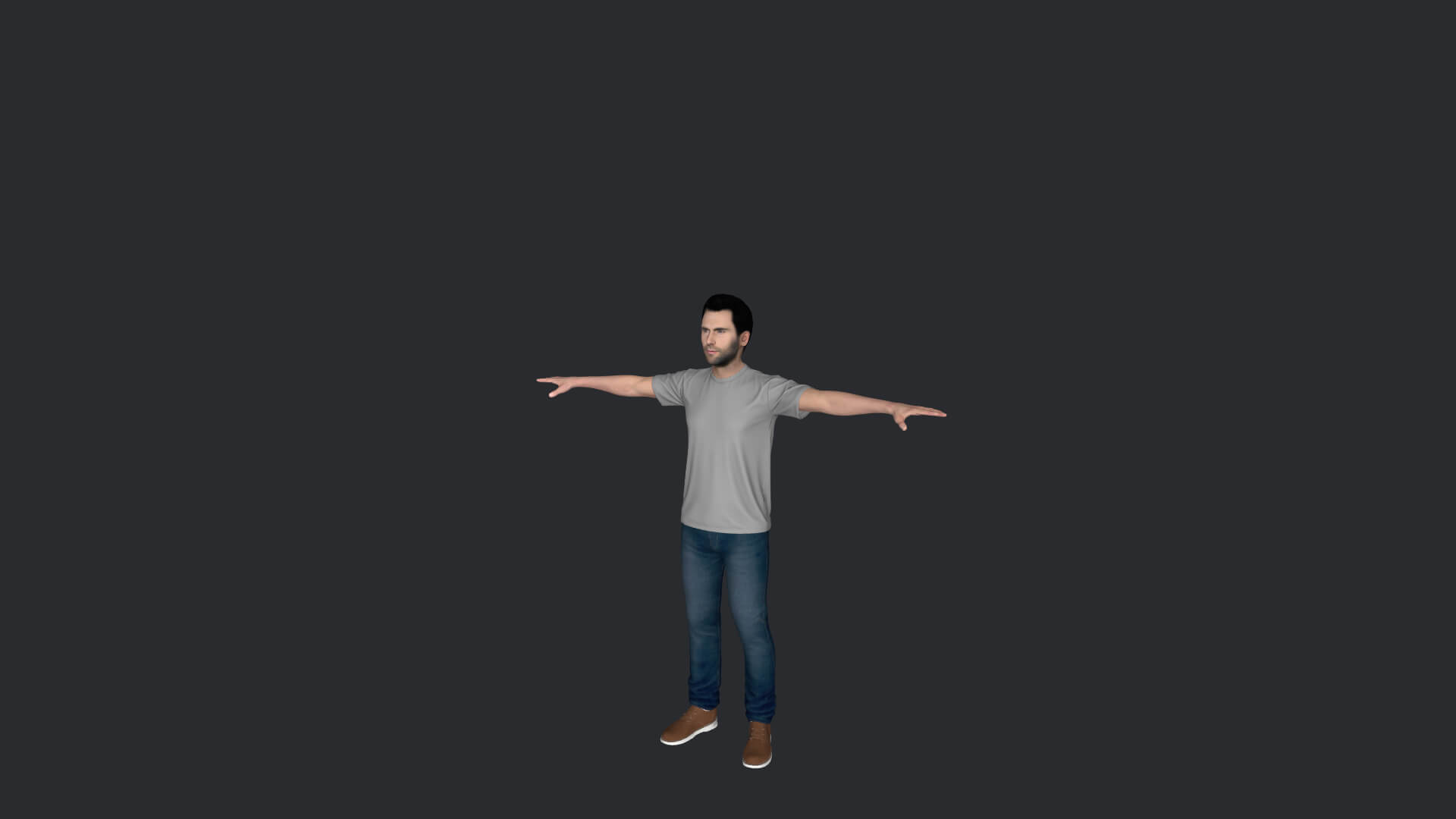 Adam Levine Realistic Full Body Fully Rigged Character - 3D Model by ...