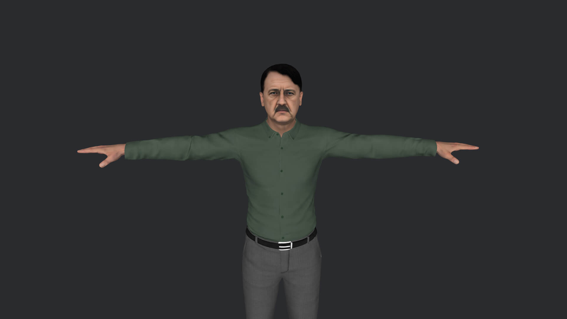Adolf Hitler Character - 3D Model by meta avatars