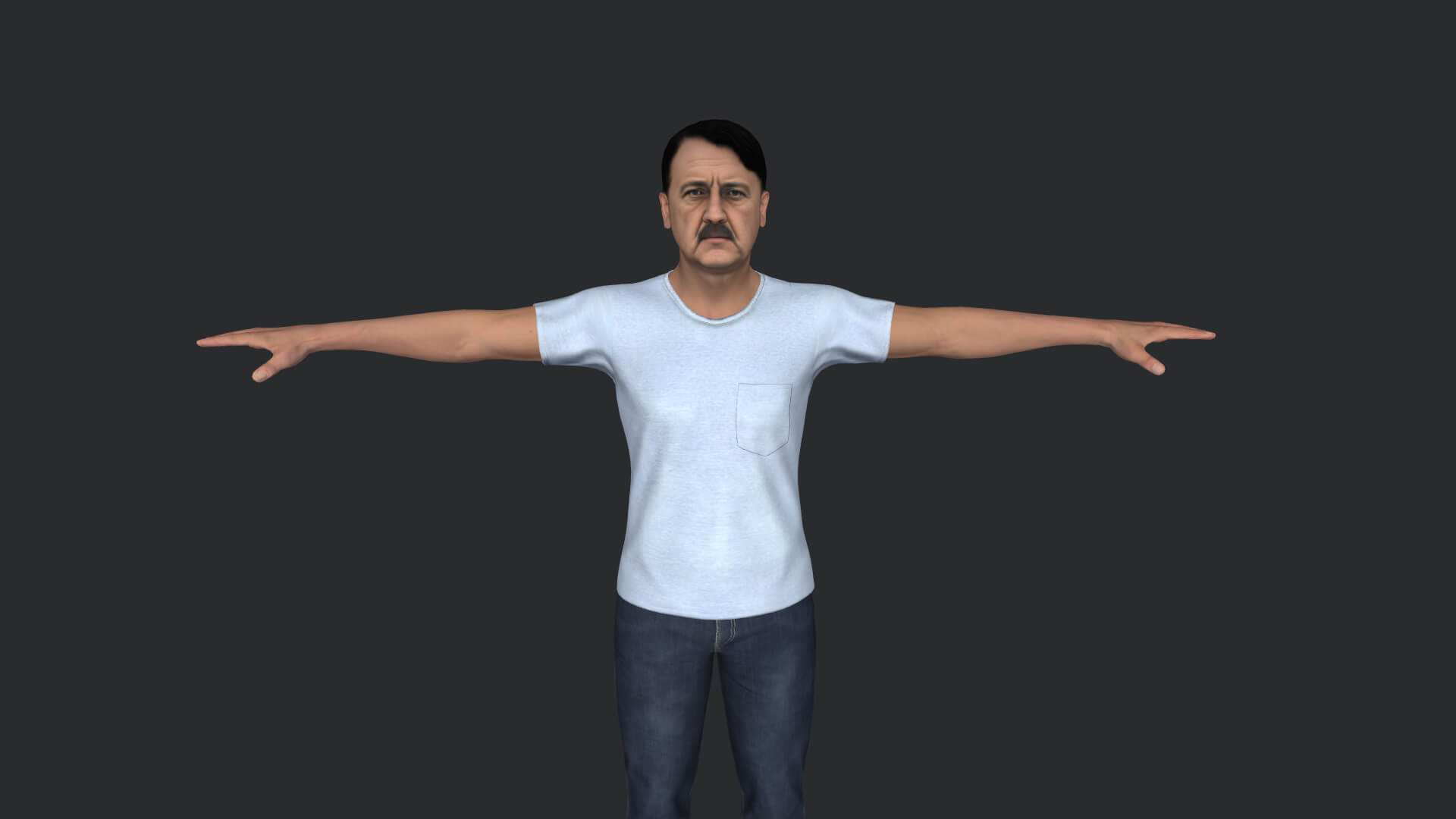 Adolf Hitler Character - 3D Model by meta avatars