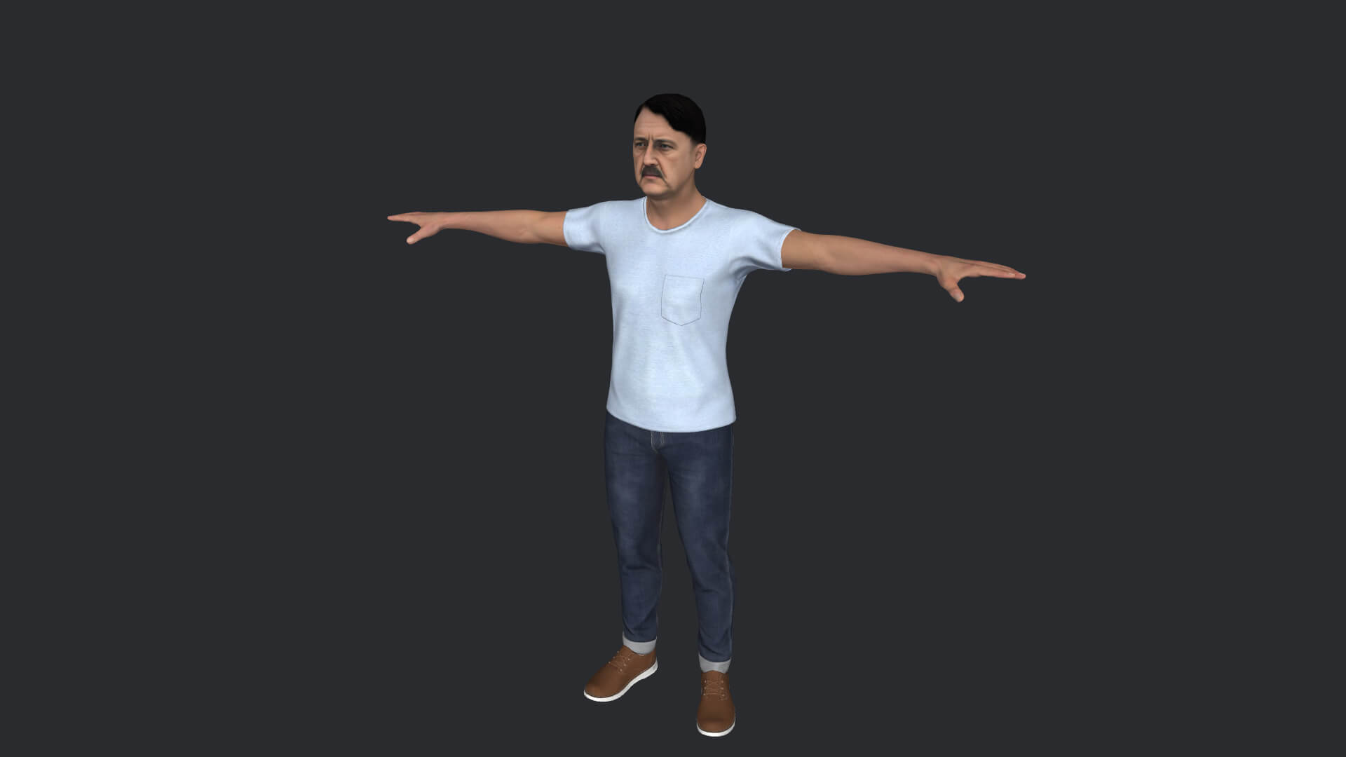Adolf Hitler Character - 3D Model by meta avatars