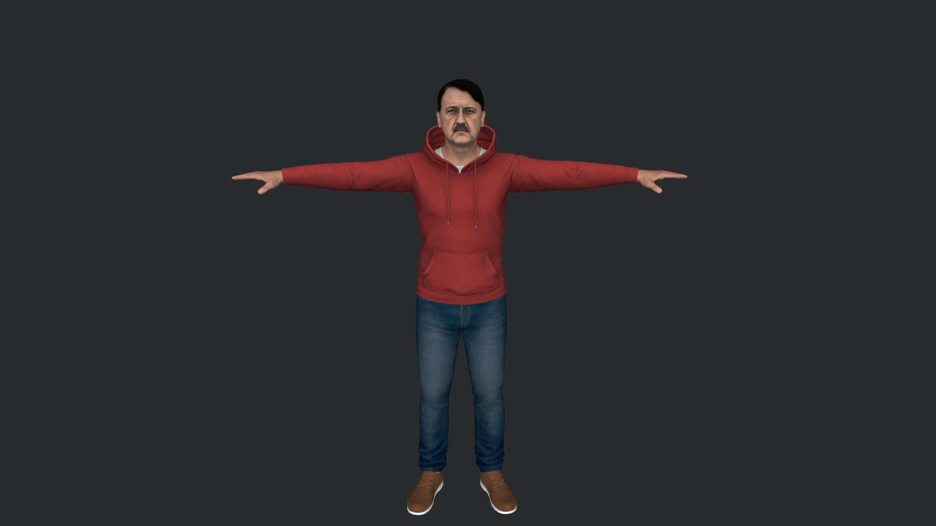 Adolf Hitler Character - 3D Model by meta avatars