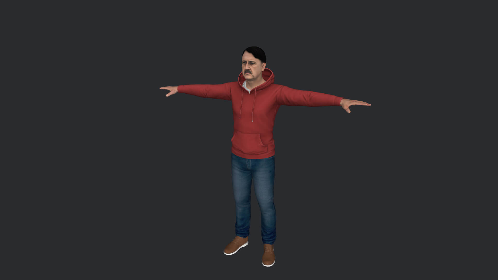 Adolf Hitler Character - 3D Model by meta avatars