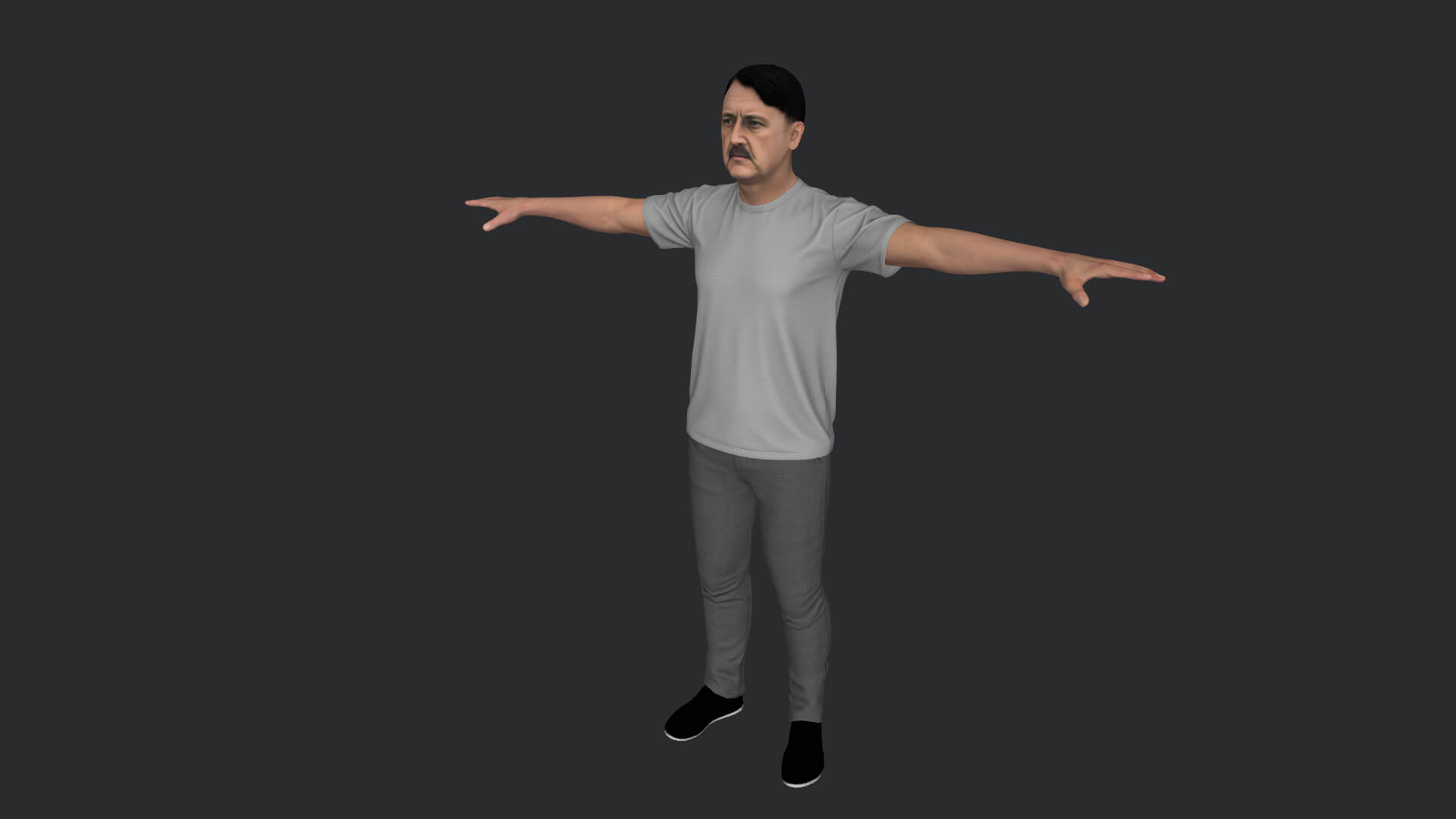 Adolf Hitler Character - 3D Model by meta avatars