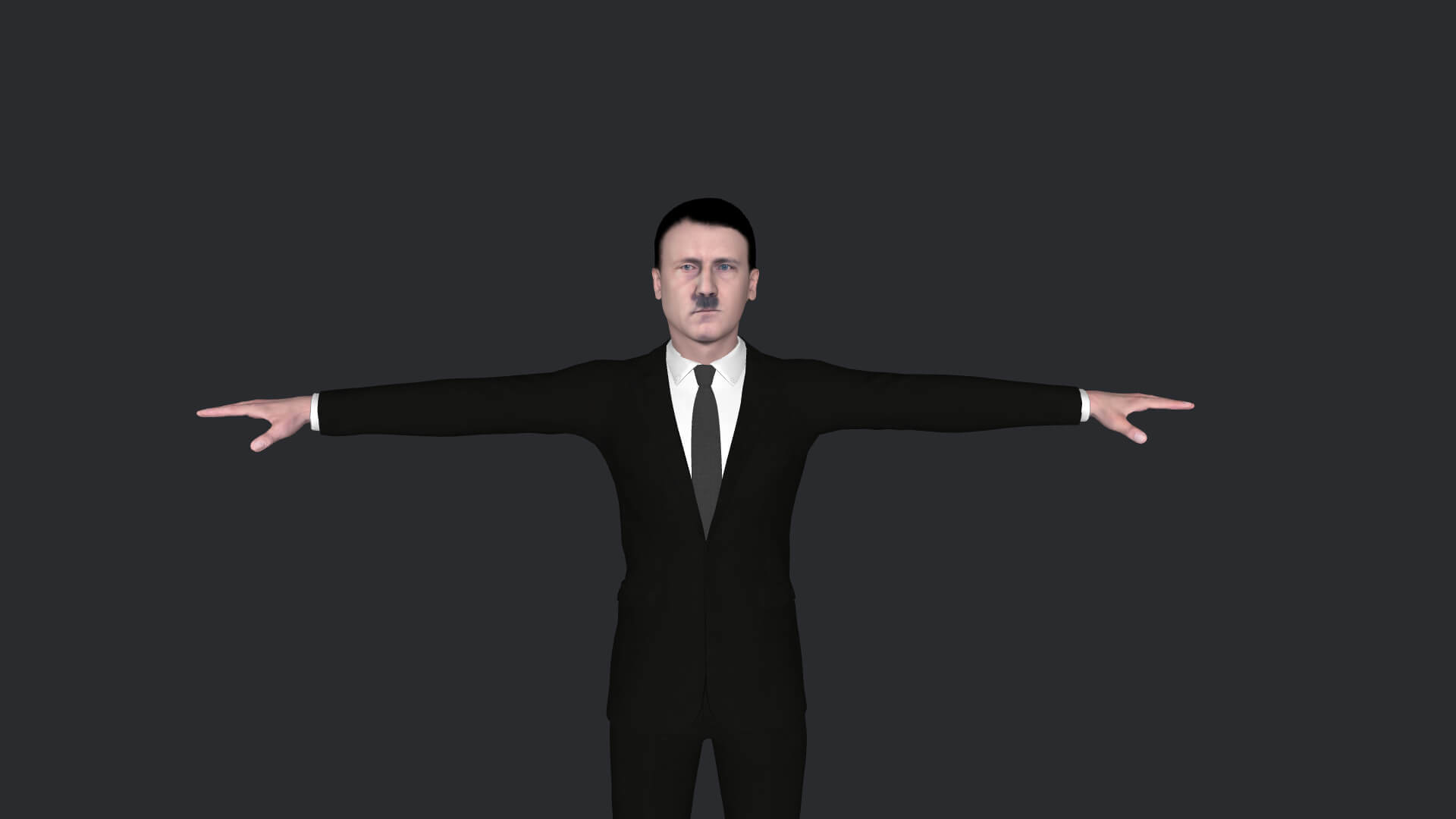 Adolf Hitler Realistic Full Body Fully Rigged Character - 3D Model by ...