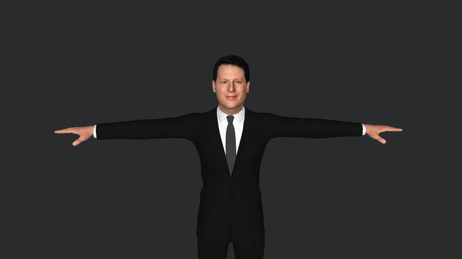 Al Gore Realistic Full Body Fully Rigged Character - 3D Model by meta ...
