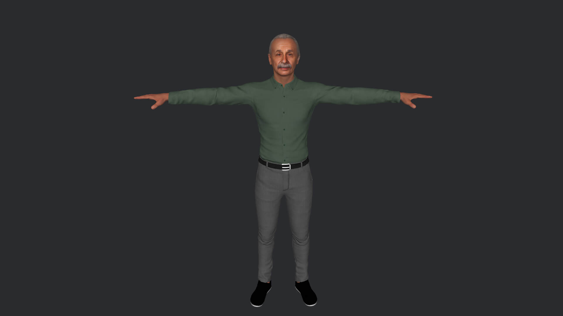 Albert Einstein Character - 3D Model by meta avatars