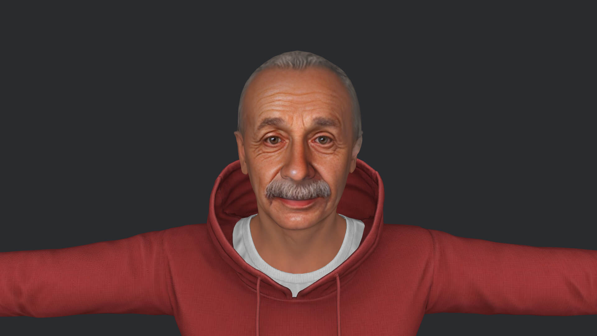 Albert Einstein Character - 3D Model by meta avatars