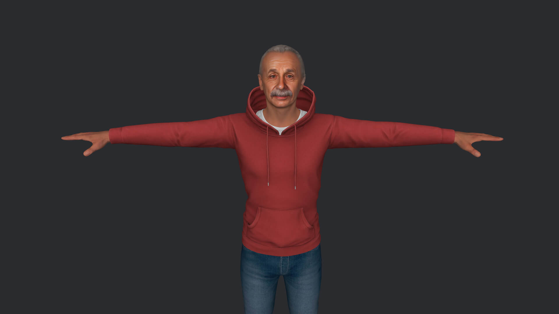 Albert Einstein Character - 3D Model by meta avatars