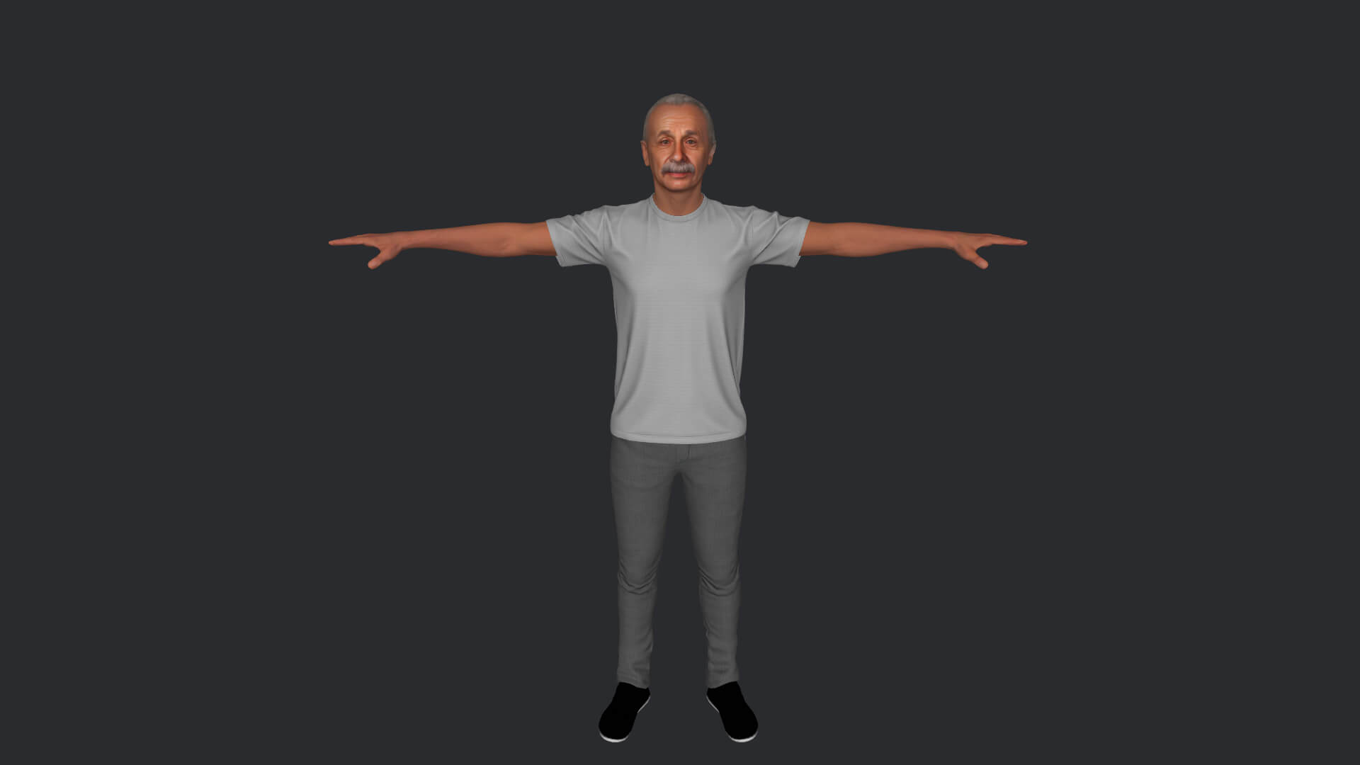 Albert Einstein Character - 3D Model by meta avatars