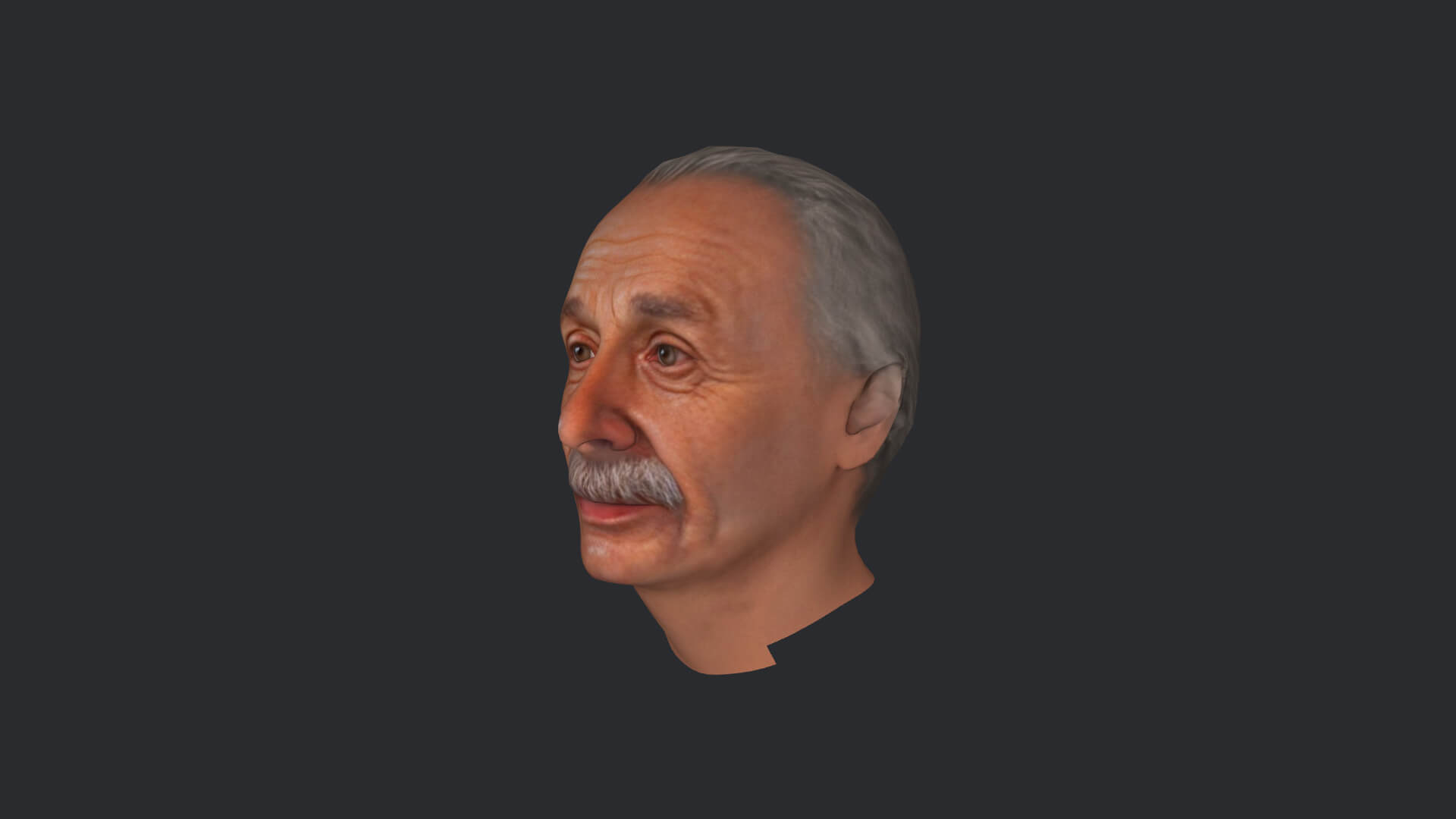 Albert Einstein Character - 3D Model by meta avatars