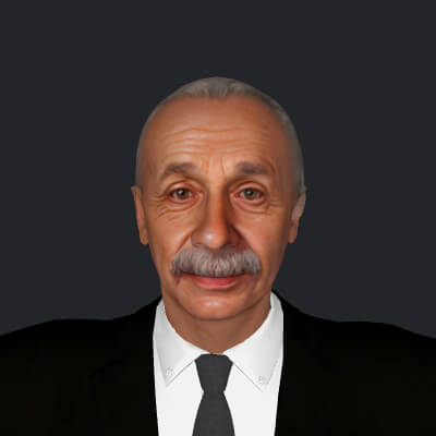 Albert Einstein Character - 3D Model by meta avatars